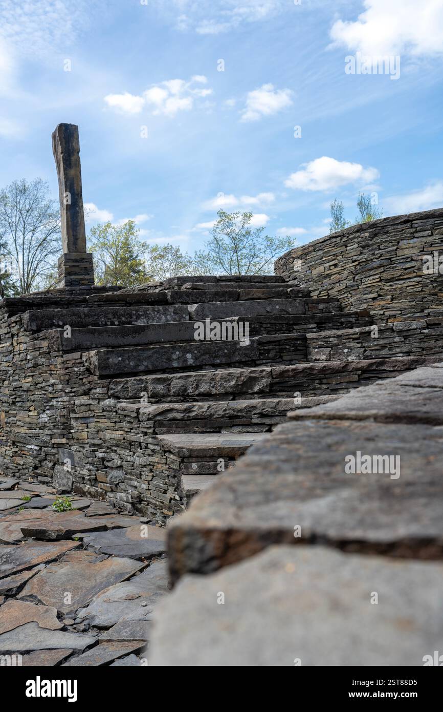 Opus 40 is a large environmental sculpture on the U.S. National ...