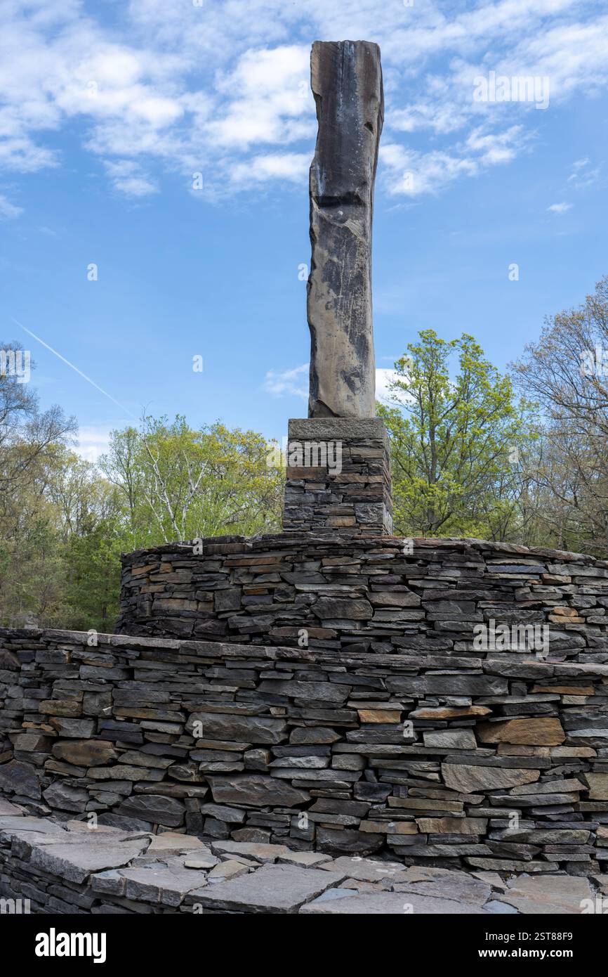 Opus 40 is a large environmental sculpture on the U.S. National ...