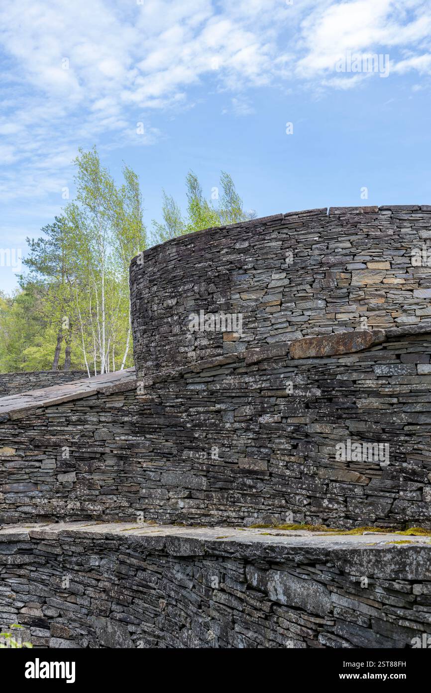 Opus 40 is a large environmental sculpture on the U.S. National ...
