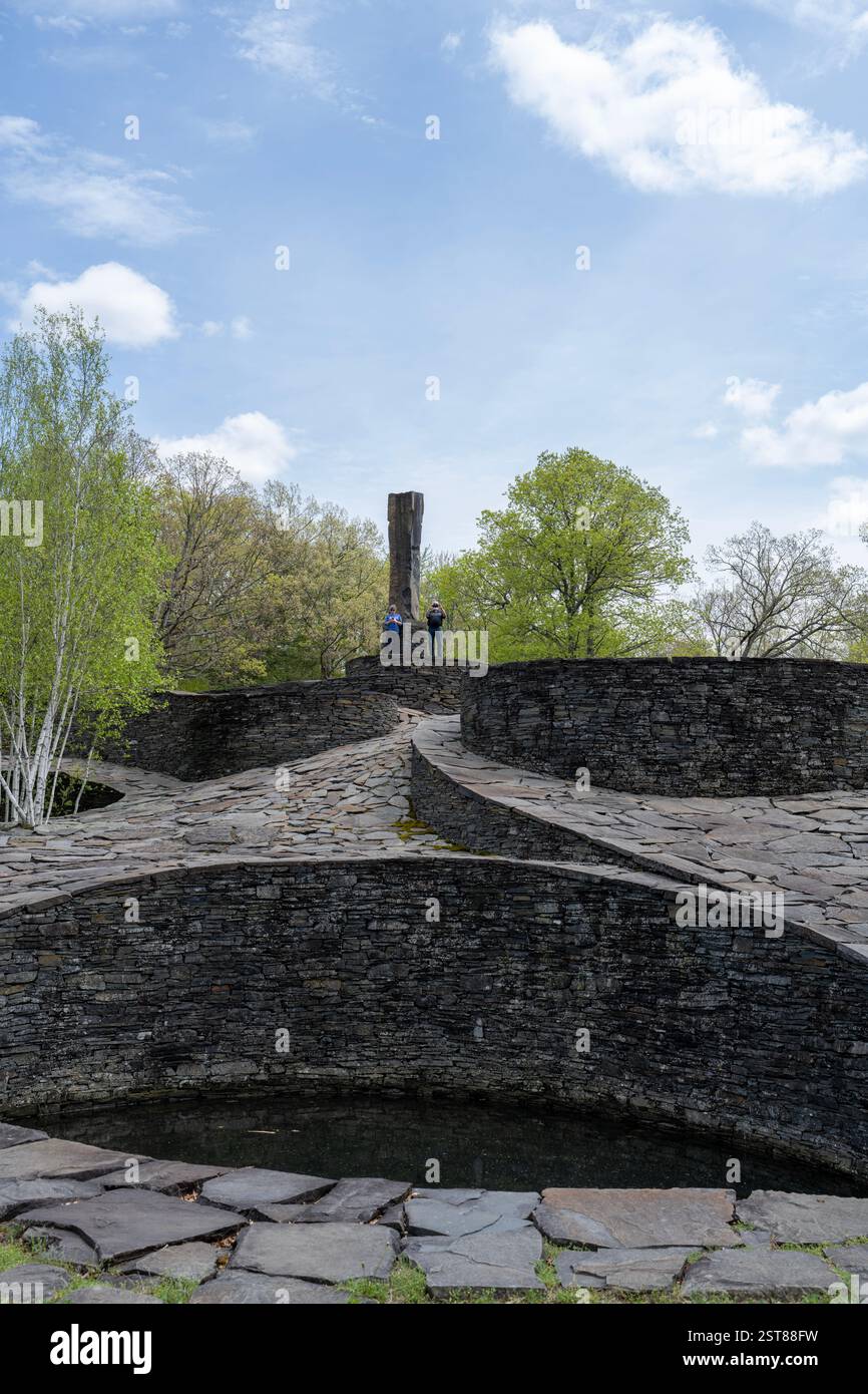 Opus 40 is a large environmental sculpture on the U.S. National ...