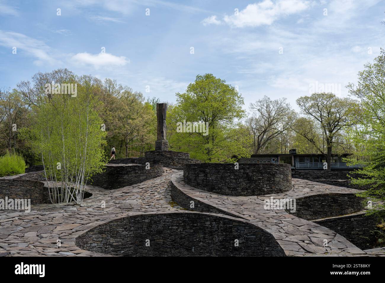 Opus 40 is a large environmental sculpture on the U.S. National ...