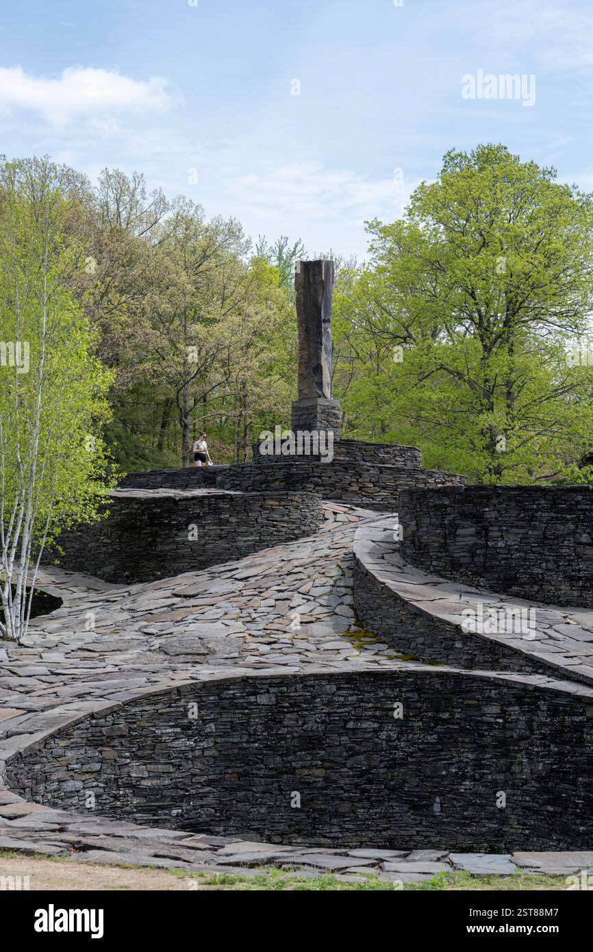 Opus 40 is a large environmental sculpture on the U.S. National ...