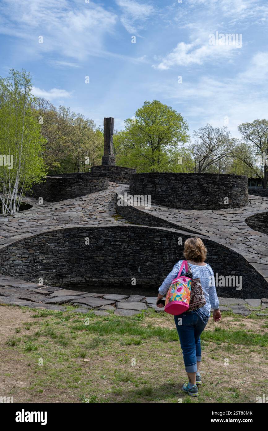 Opus 40 is a large environmental sculpture on the U.S. National ...