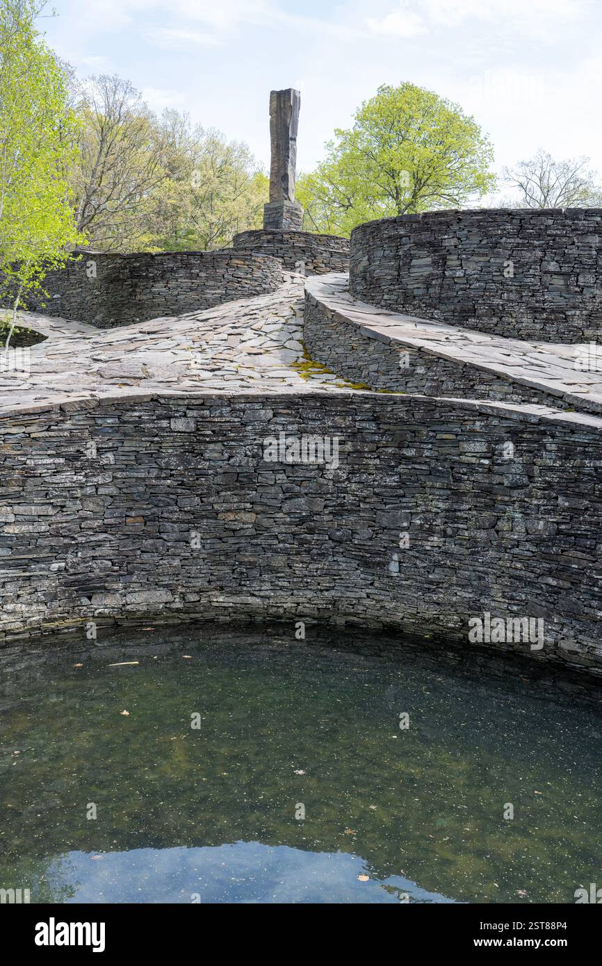 Opus 40 is a large environmental sculpture on the U.S. National ...