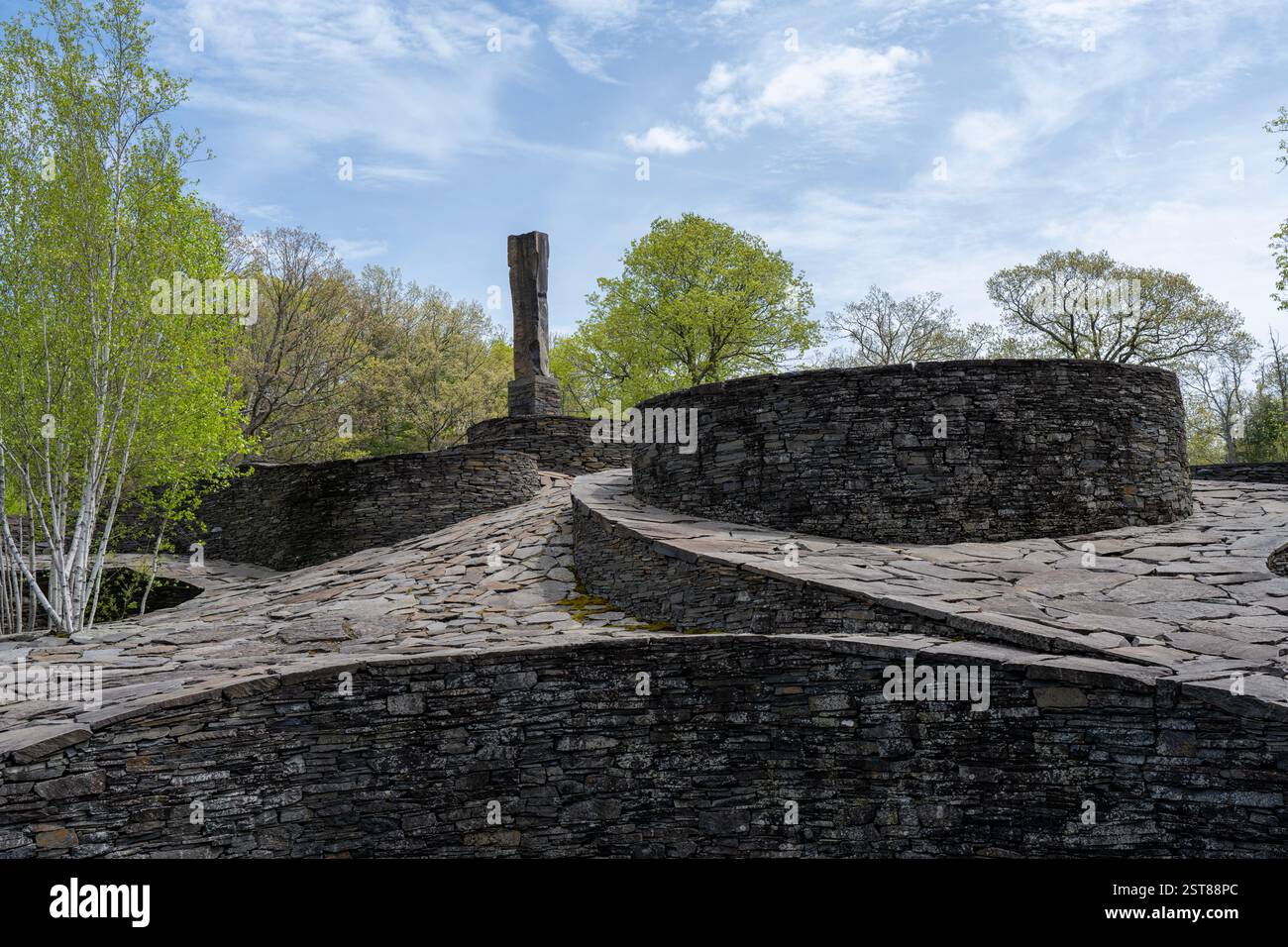 Opus 40 is a large environmental sculpture on the U.S. National ...