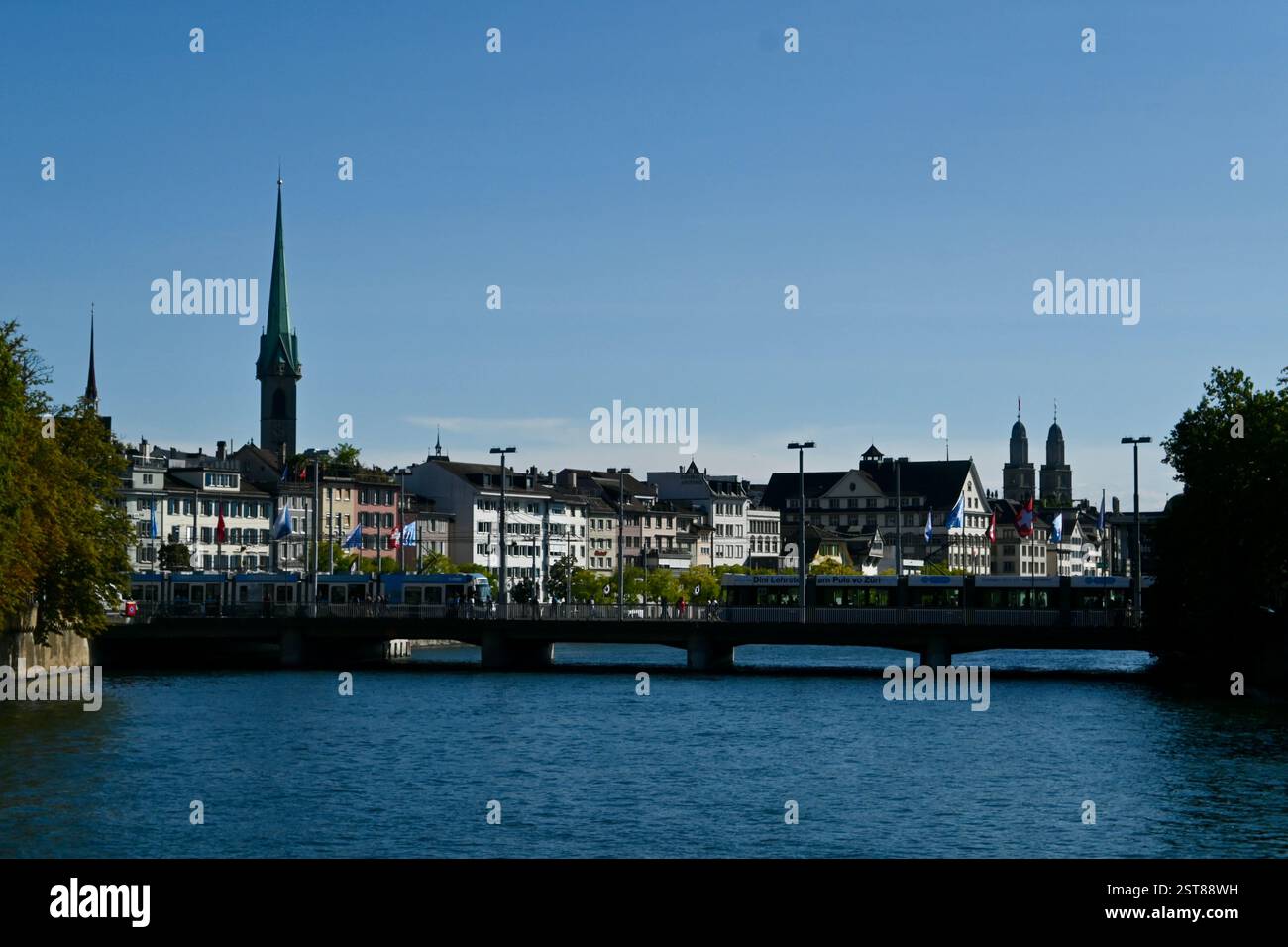 Zurich’s timeless beauty — the Limmat River, iconic towers, and trams ...