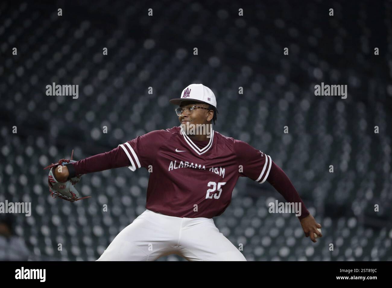 Alabama A&M pitcher Raymond Clark during an NCAA baseball game on ...