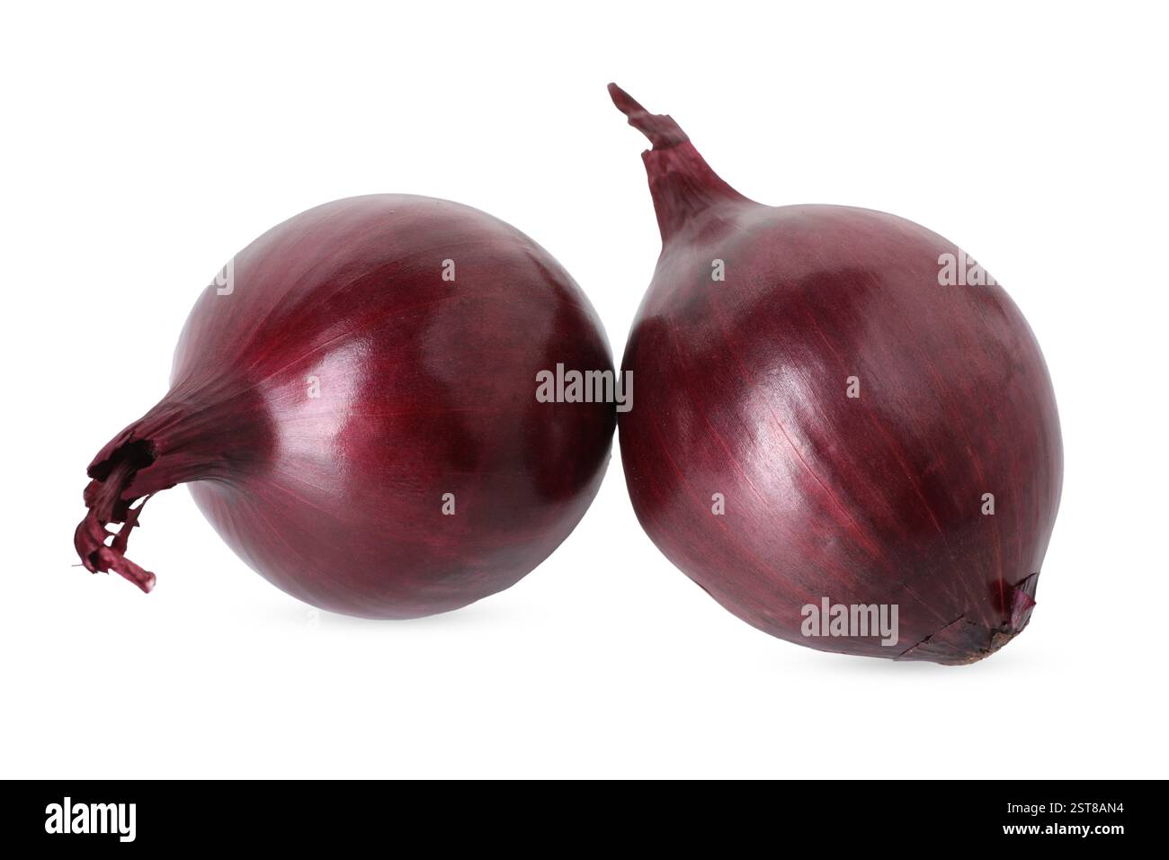 Fresh red onions isolated on white. Vegetable root Stock Photo - Alamy