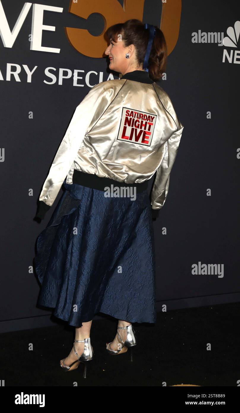 February 16, 2025, New York, New York, USA: Actor ANA GASTEYER seen at the arrivals for SNL 50 ...