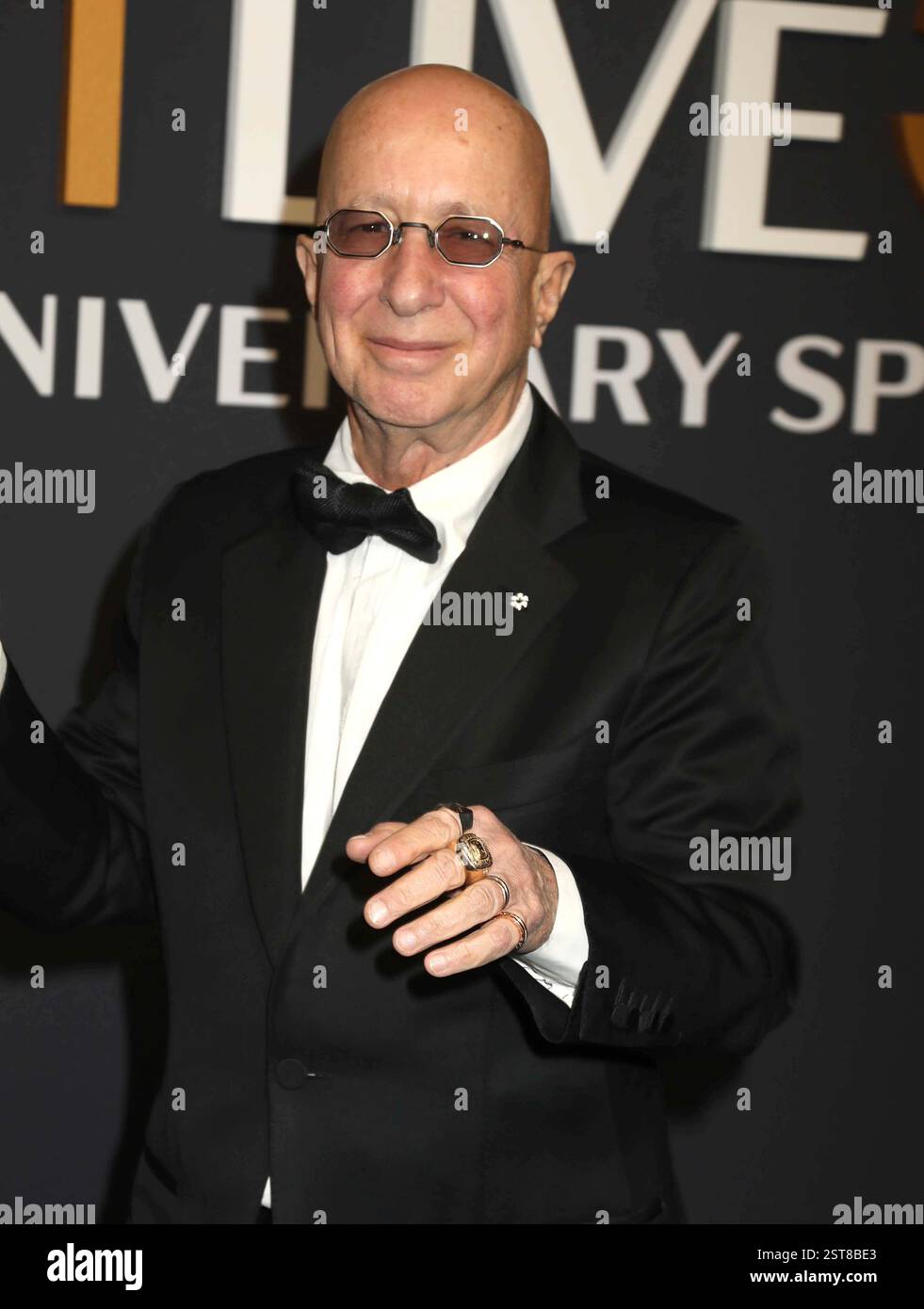 February 16, 2025, New York, New York, USA: Bandleader PAUL SHAFFER ...