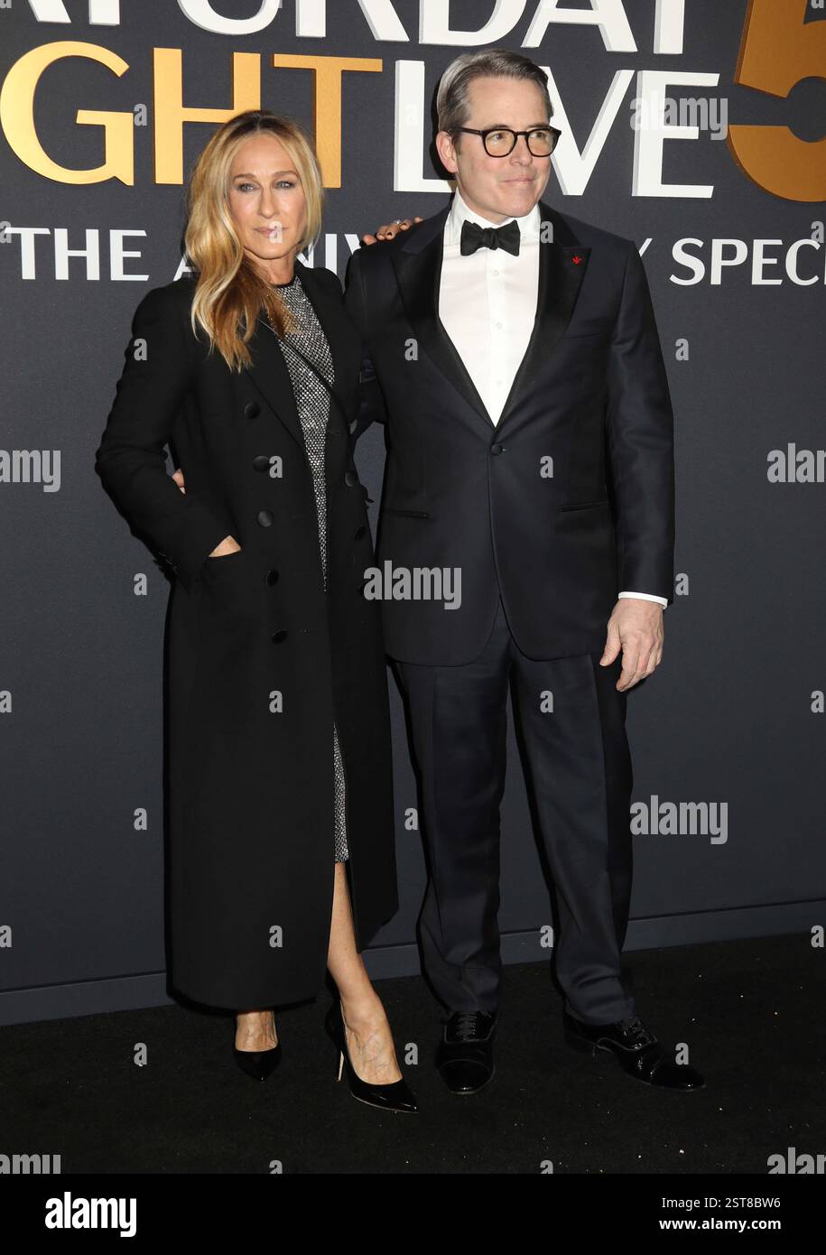 February 16, 2025, New York, New York, USA: Actors SARAH JESSICA PARKER ...