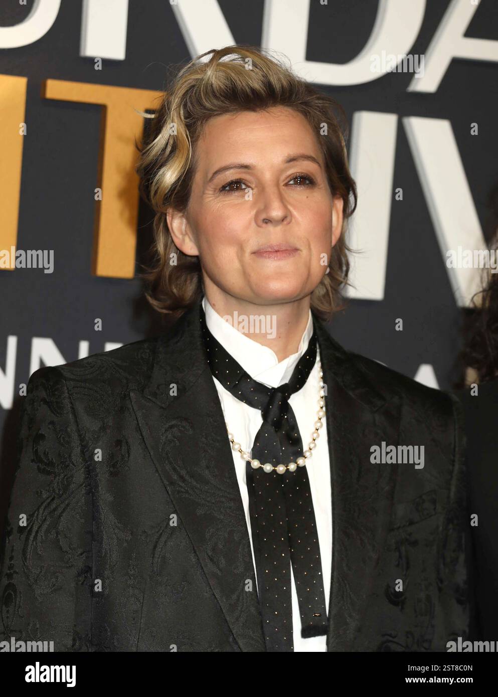 February 16, 2025, New York, New York, USA: Musician BRANDI CARLILE ...