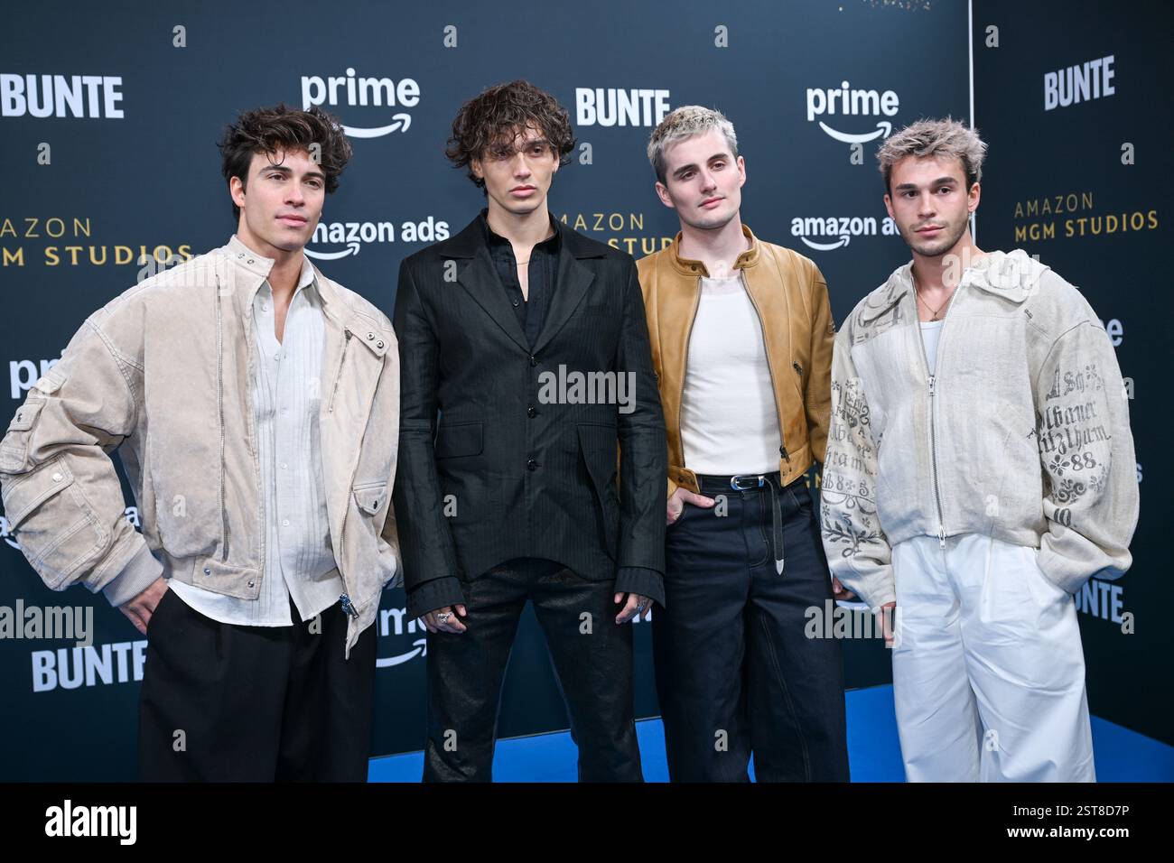 Berlin, Germany. 17th Feb, 2025. The band Elevator Boys with Tim ...