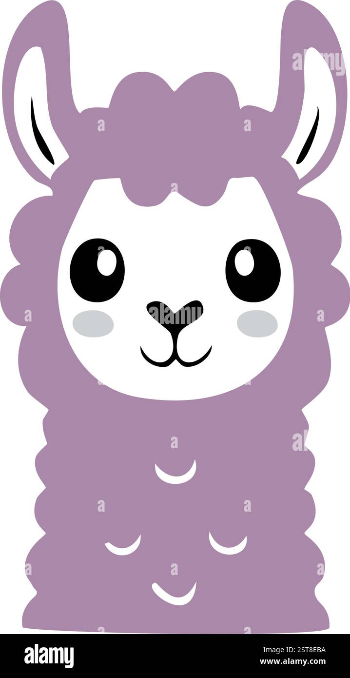 Baby alpaca farm in Stock Vector Images - Alamy