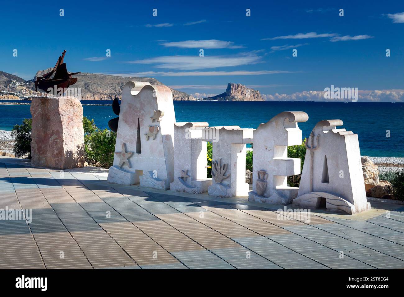 Editorial Altea, Spain - February 01, 2025: Distinctive name display in ...