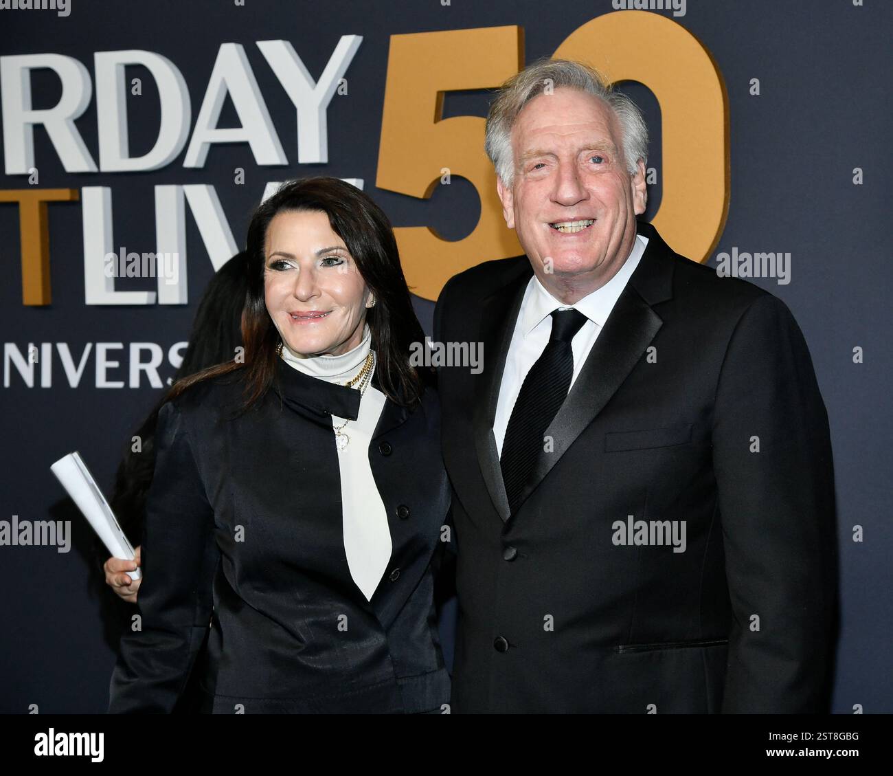 Alan Zweibel, right, and Robin Zweibel attend the SNL50: The ...