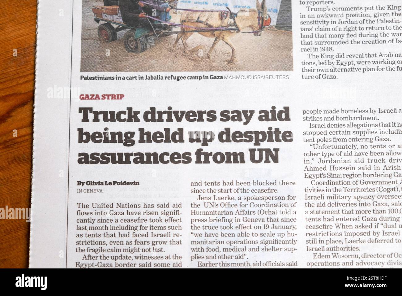 'Truck drivers say aid being held up despite assurances from UN' ipaper ...