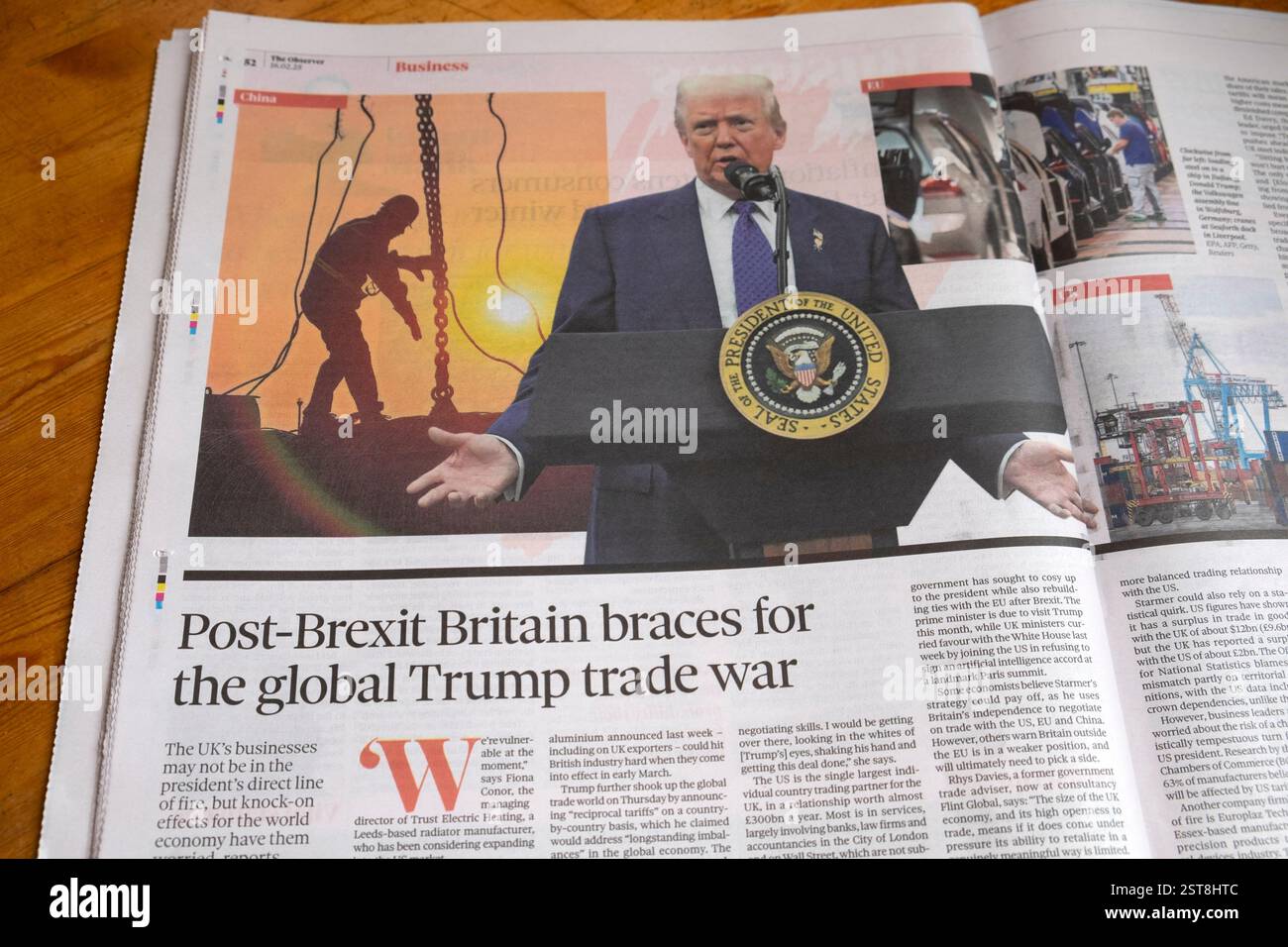 'Post-Brexit Britain braces for the global Trump trade war' Observer ...