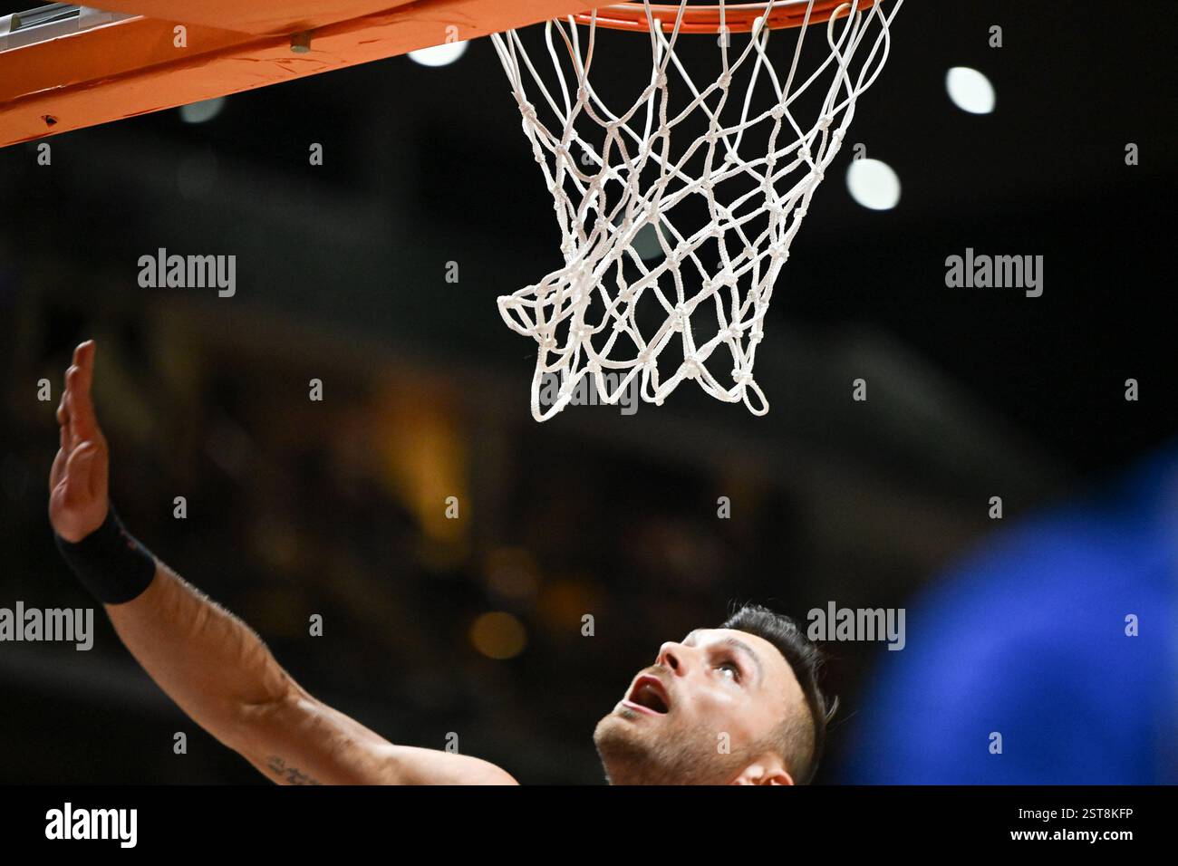 Italy. 12th Feb, 2025. Jason Burnell of Germani Brescia in action ...