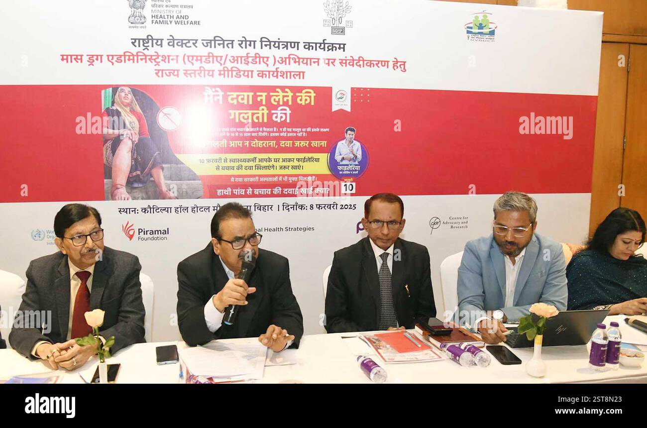 Patna, India. 17th Feb, 2025. PATNA, INDIA - FEBRUARY 9: Dr YN Pathak ...