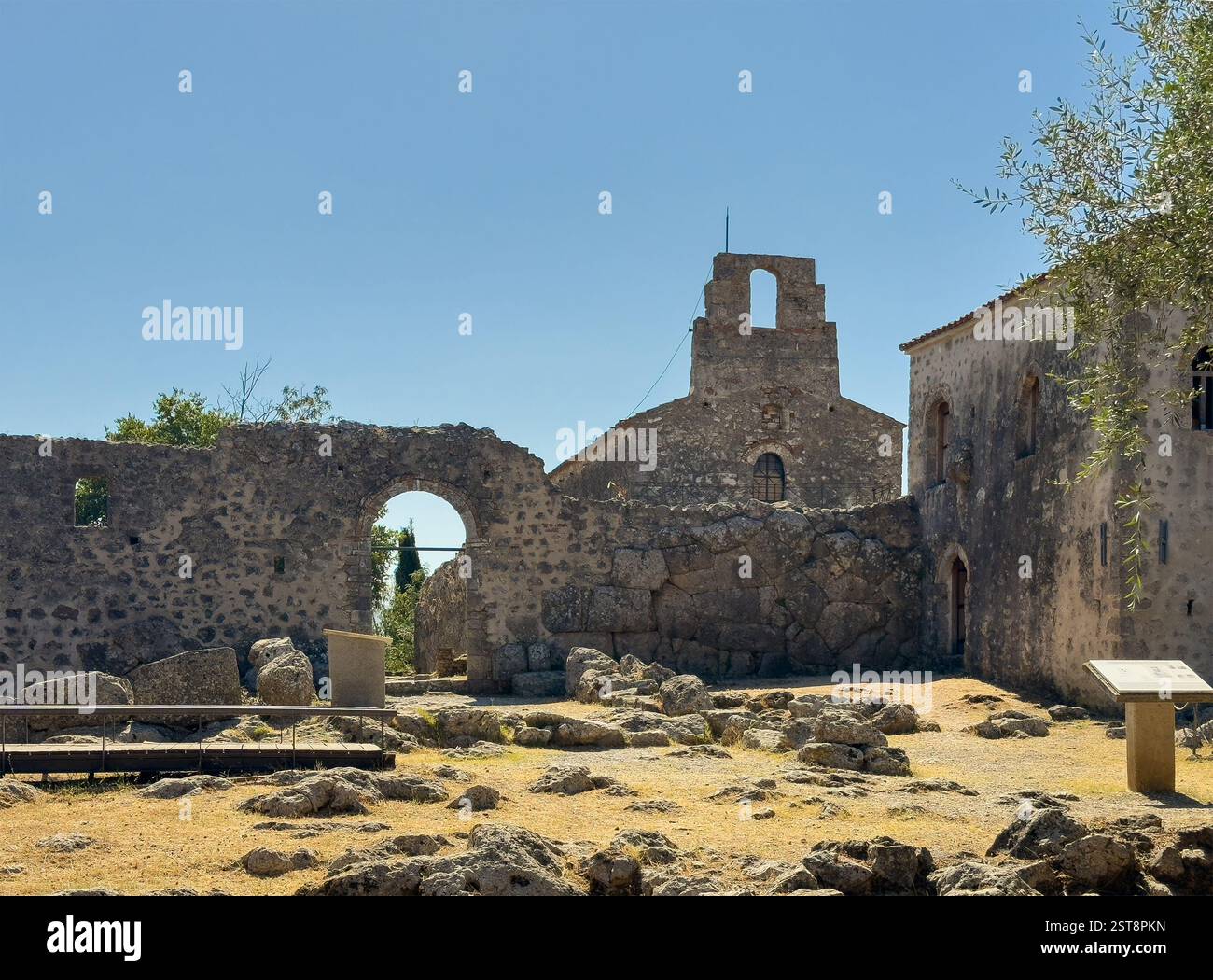 Meospotamos, Greece - July 3, 2024: Necromanteion of Acheron. Remains ...