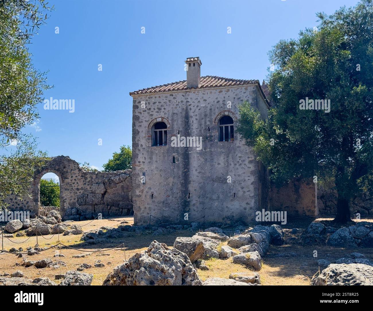 Meospotamos, Greece - July 3, 2024: Necromanteion of Acheron. West ...