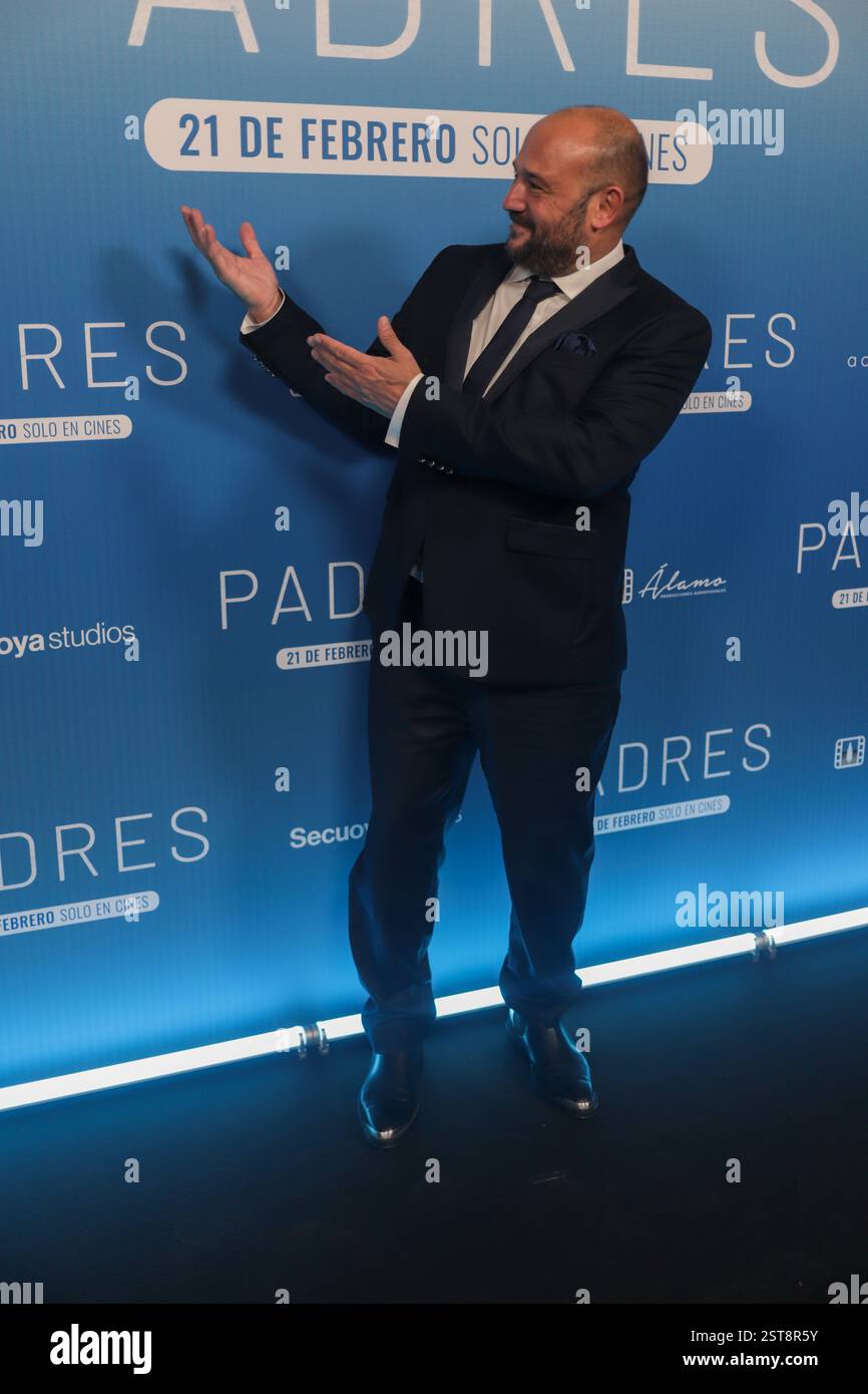 Madrid, Spain. 12th Feb, 2025. The actor of the film, Carlos Fuentes ...