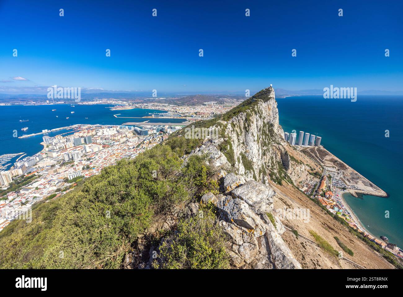 Gibraltar, British Overseas Territory and city on the Iberian Peninsula ...