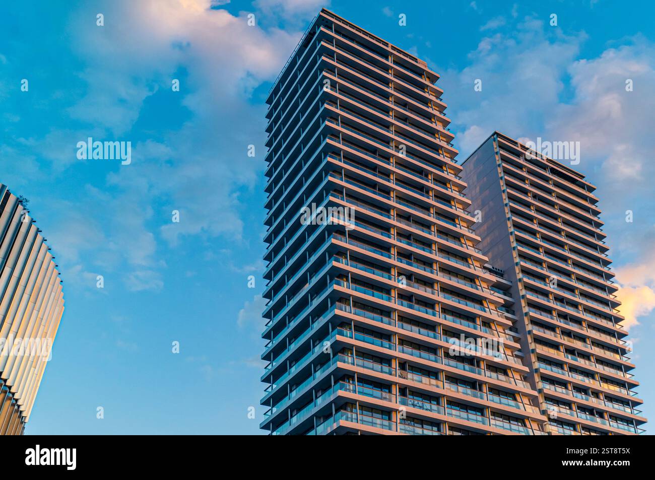 large commercial buildings including in Prague Stock Photo - Alamy