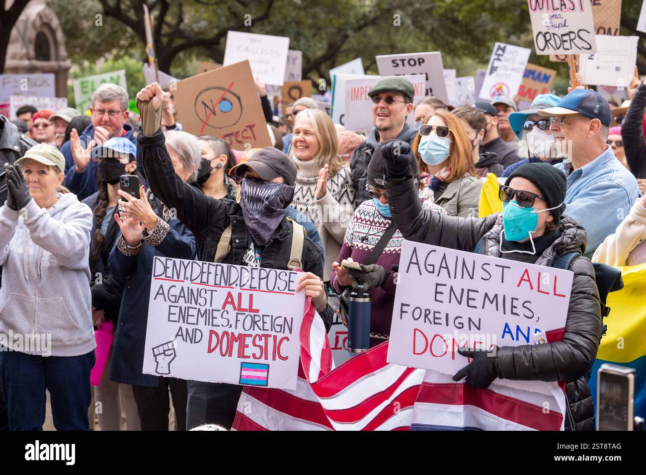 Anti trump musk rally hi-res stock photography and images - Alamy