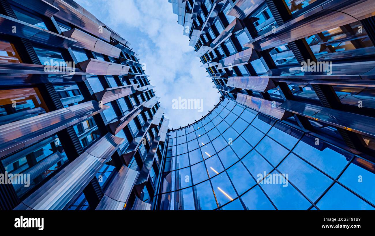 large commercial buildings including in Prague Stock Photo - Alamy