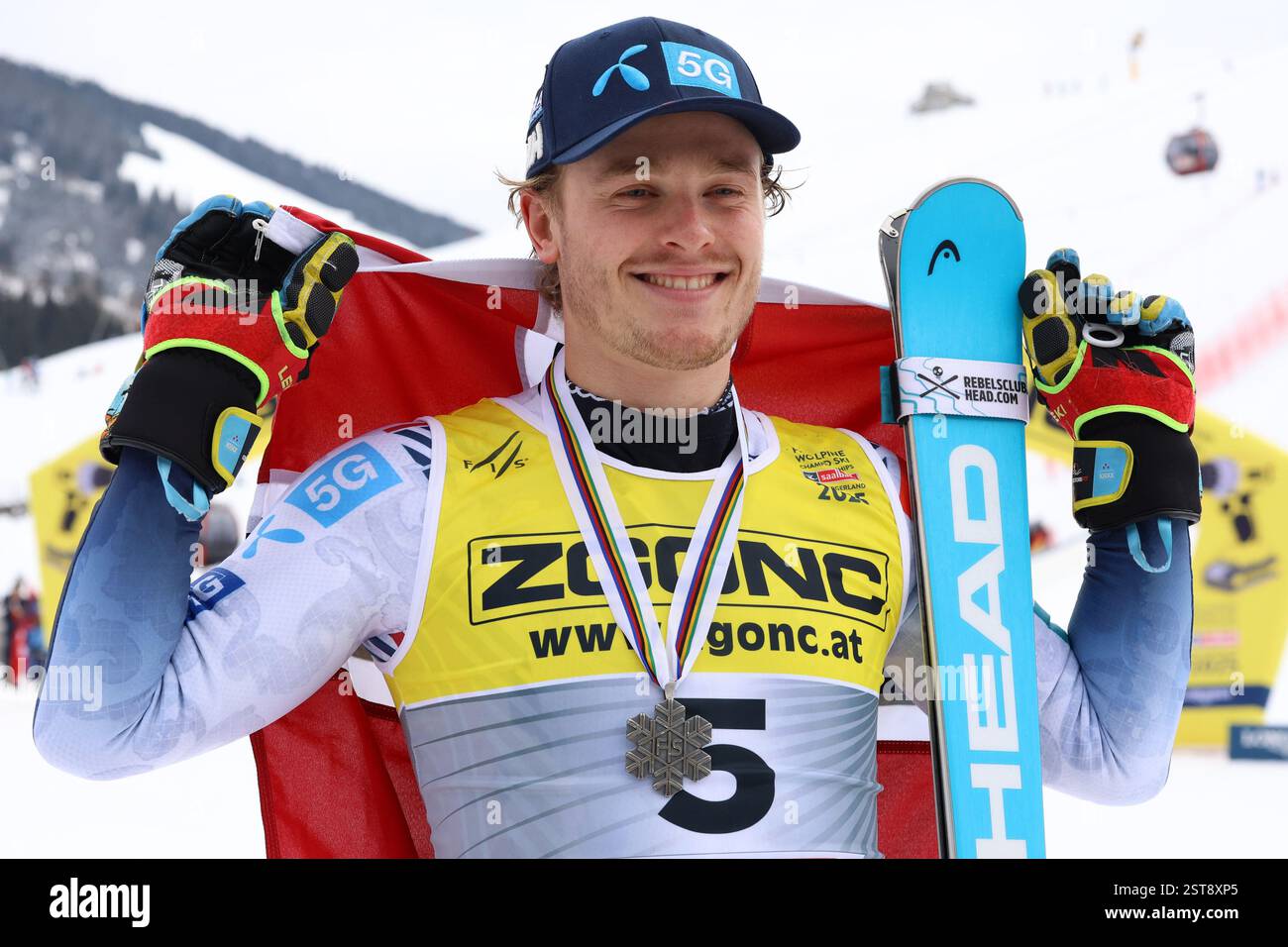 Saalbach, Austria. 16th Feb, 2025. FIS Alpine World Ski Championships ...