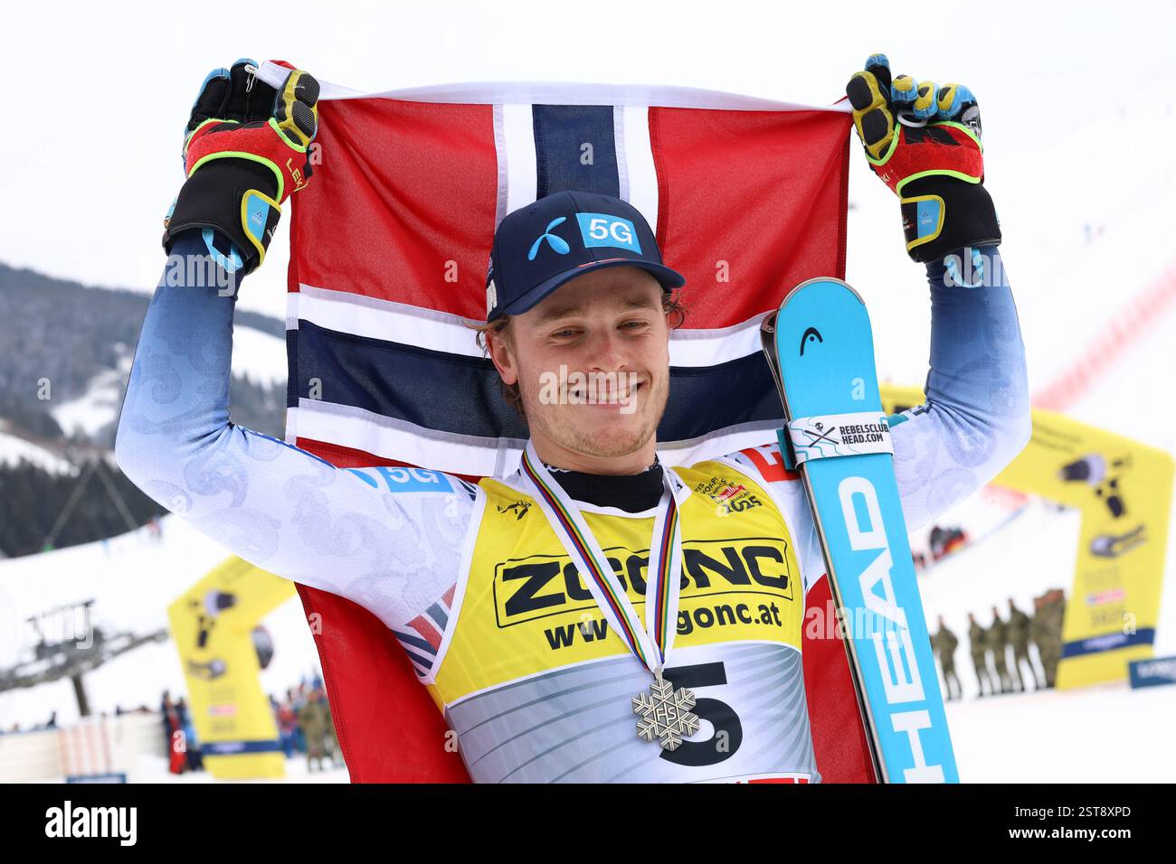 Saalbach, Austria. 16th Feb, 2025. FIS Alpine World Ski Championships ...