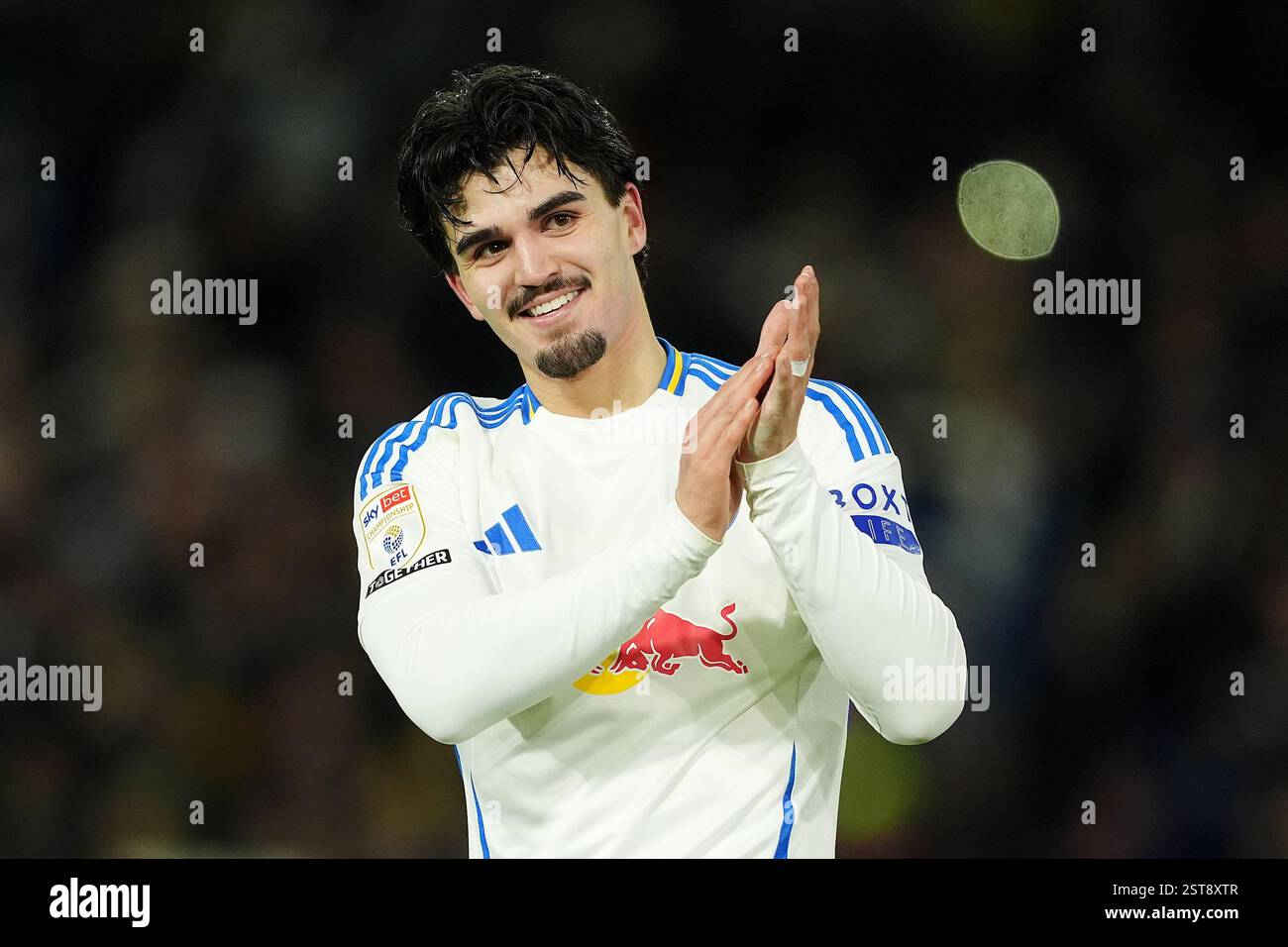 Leeds United's Pascal Struijk celebrates after the Sky Bet Championship ...