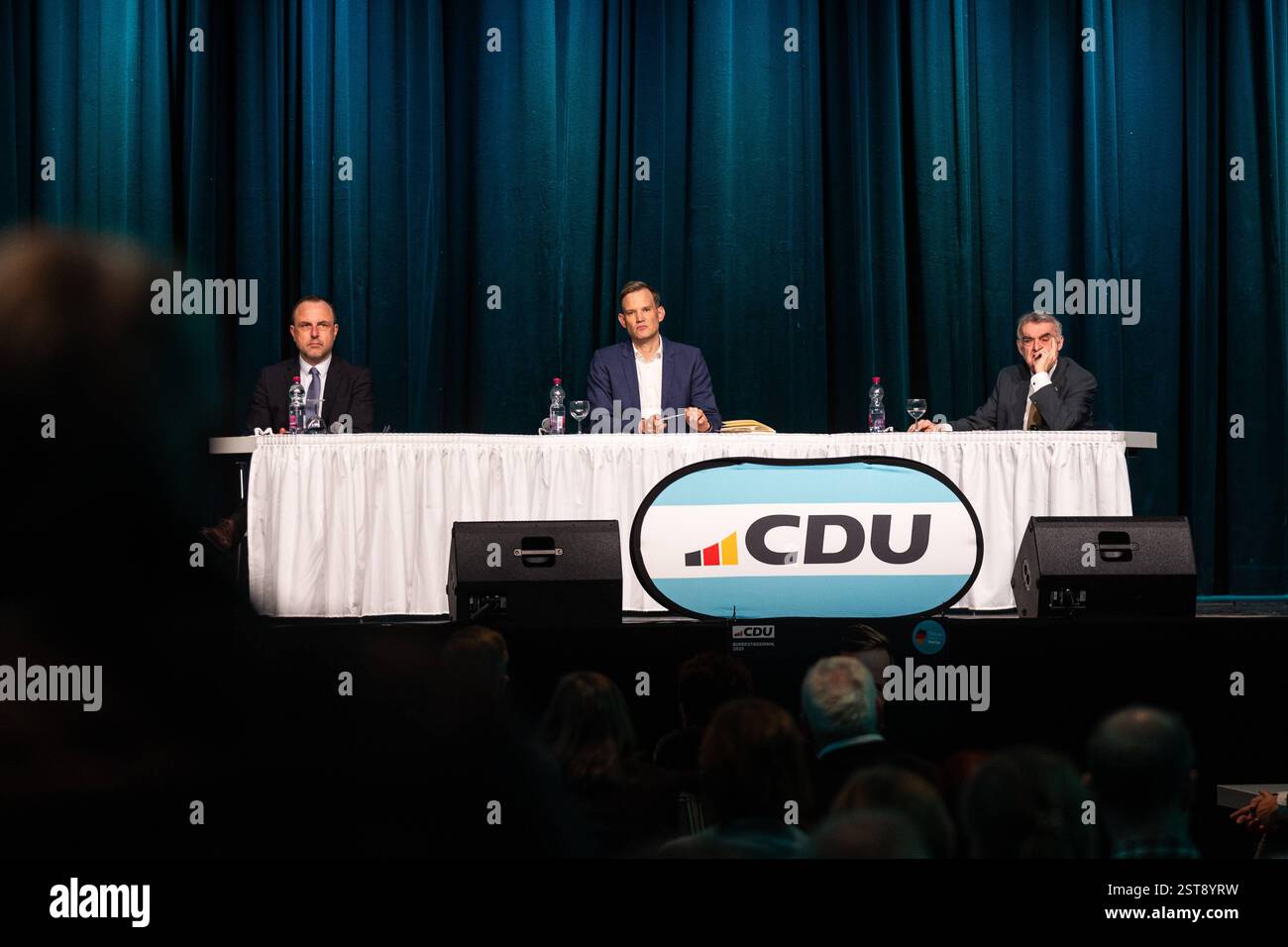 CDU Wahlkampfveranstaltung mit Hendrik Streeck in Bonn 17.02.2025 ...