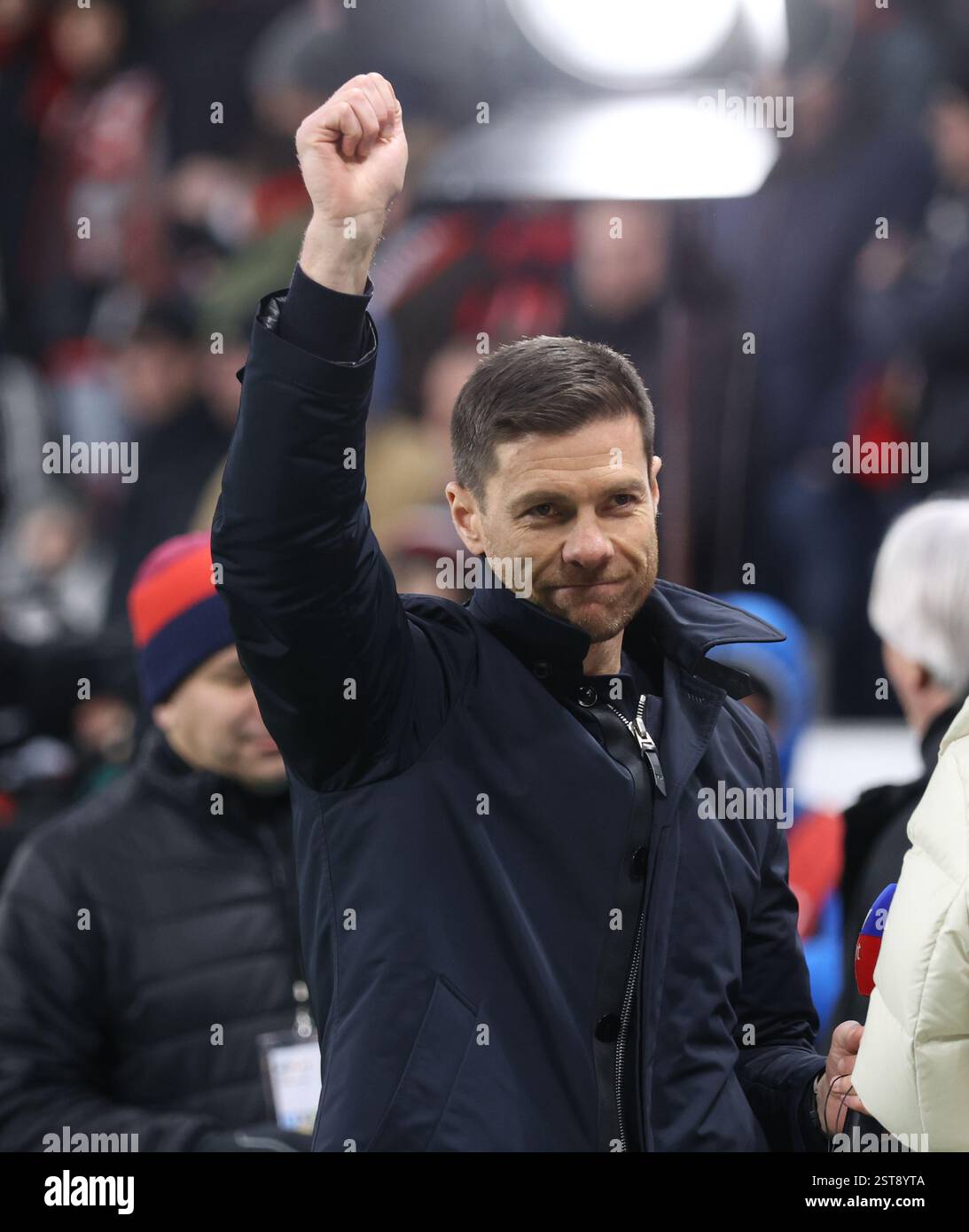 Cheftrainer Xabier Alonso Olano (Bayer), Leverkusen, Germany. 15th Feb ...