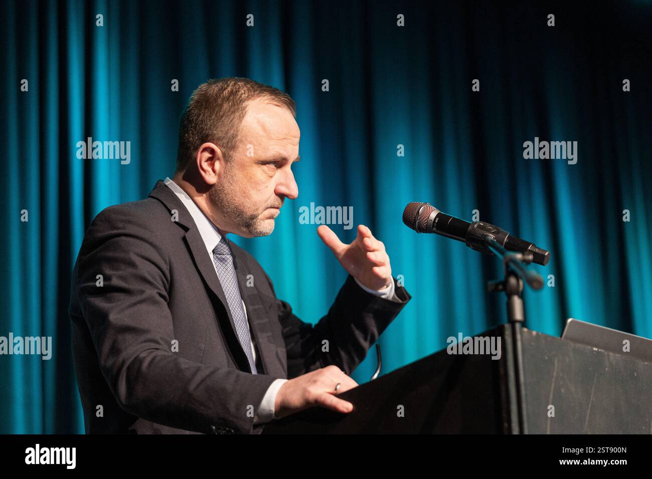 CDU Wahlkampfveranstaltung mit Hendrik Streeck in Bonn 17.02.2025 ...