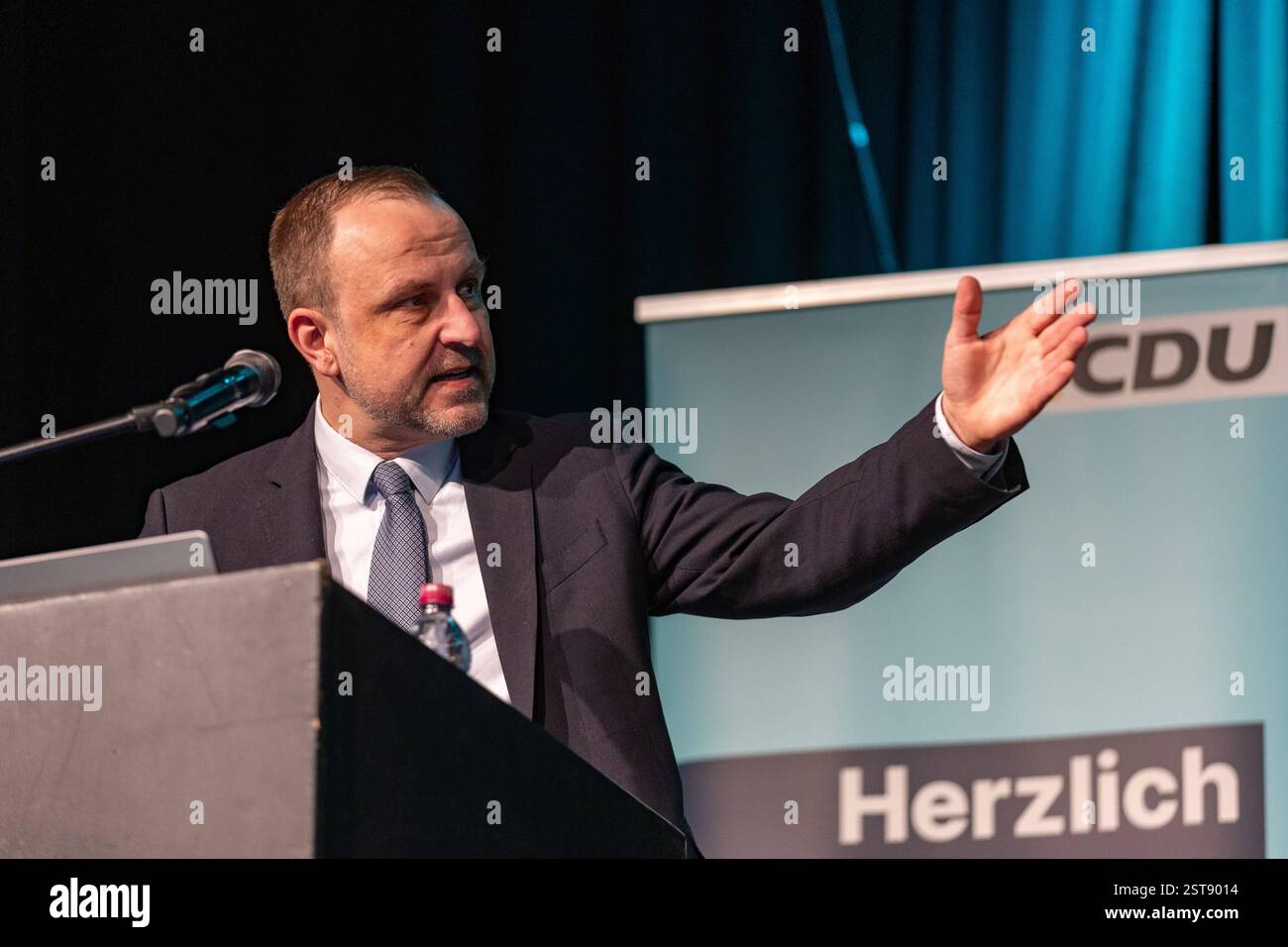 CDU Wahlkampfveranstaltung mit Hendrik Streeck in Bonn 17.02.2025 ...