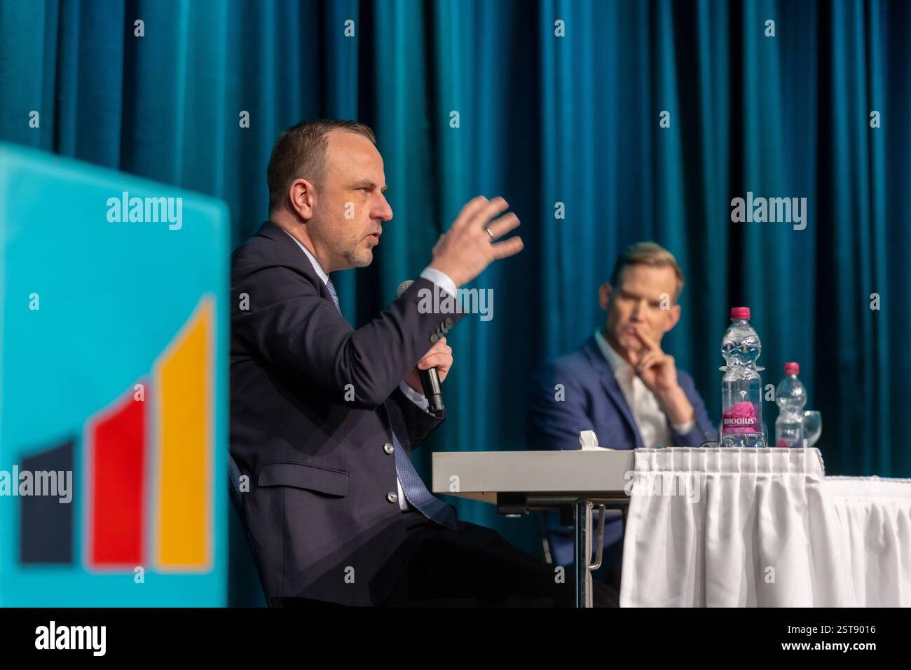 CDU Wahlkampfveranstaltung mit Hendrik Streeck in Bonn 17.02.2025 ...
