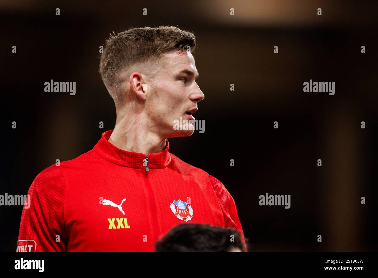 Uppsala, Sverige. 17th Feb, 2025. 250217 Helsingborgs målvakt Johan ...