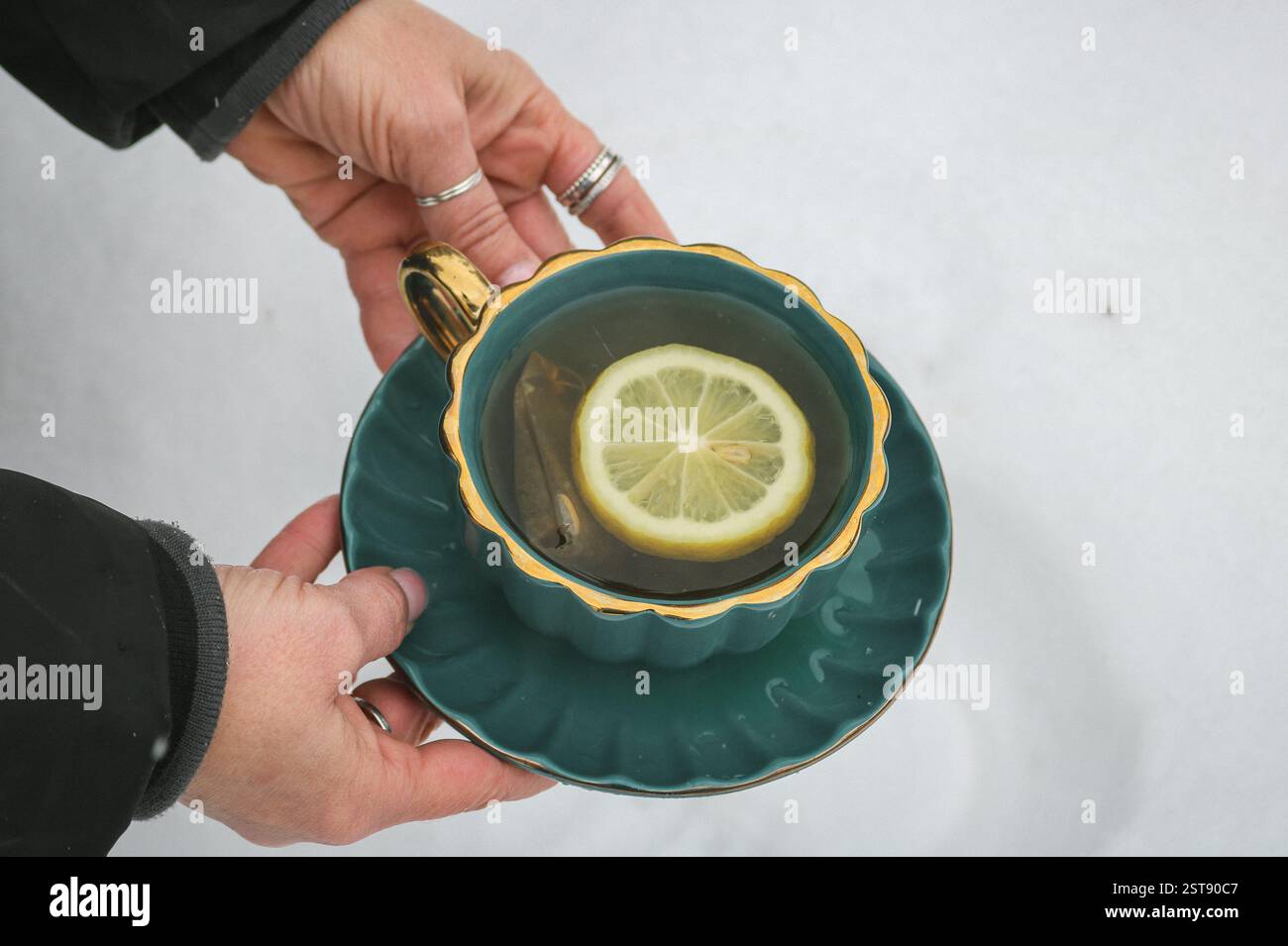 Cup diet tea lemon hi-res stock photography and images - Alamy