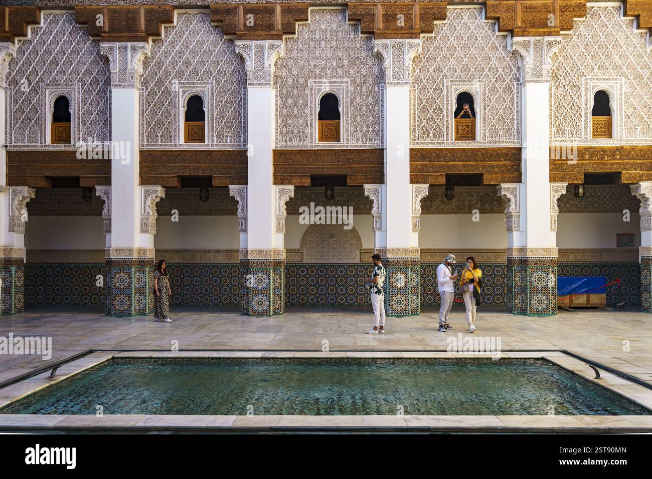 MOROCCO. MARRAKECH. MEDERSA BEN YOUSSEF. THE COUNTRY'S MOST IMPORTANT ...