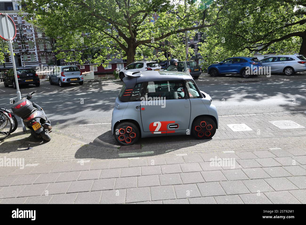 Amsterdam shuttered windows Stock Photo - Alamy