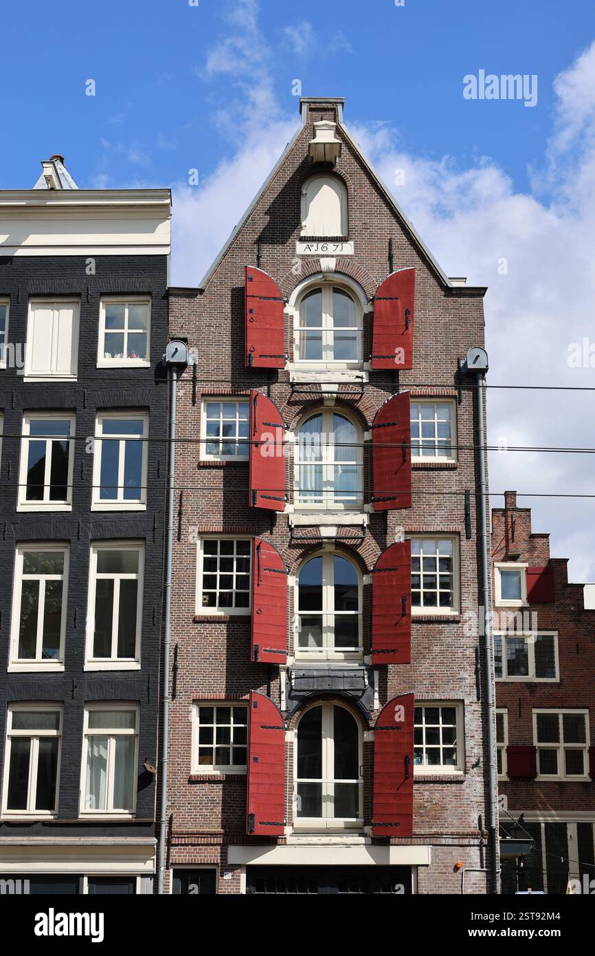 Amsterdam shuttered windows Stock Photo - Alamy