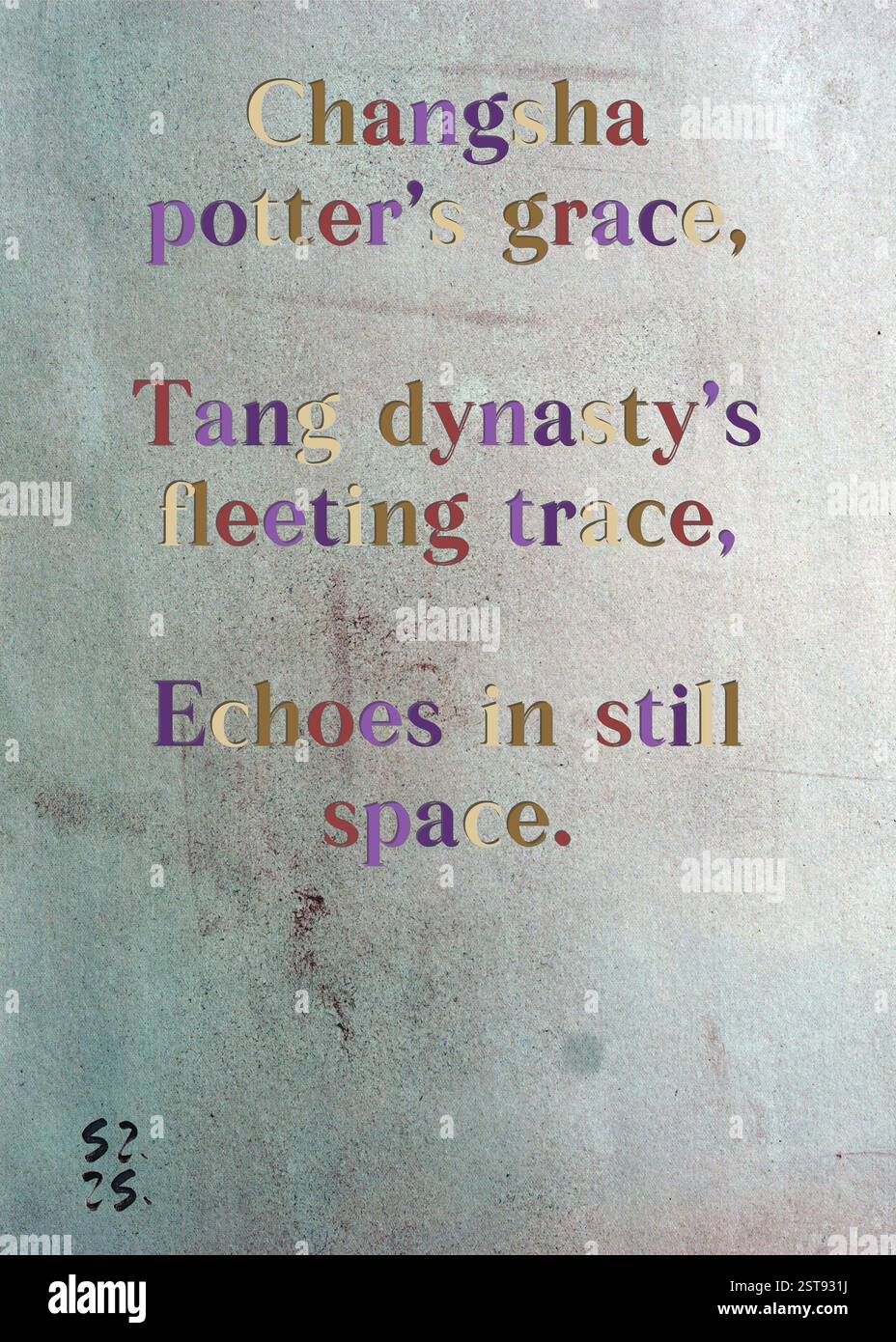 Changsha potter's grace, Tang dynasty's fleeting trace, Echoes in still ...