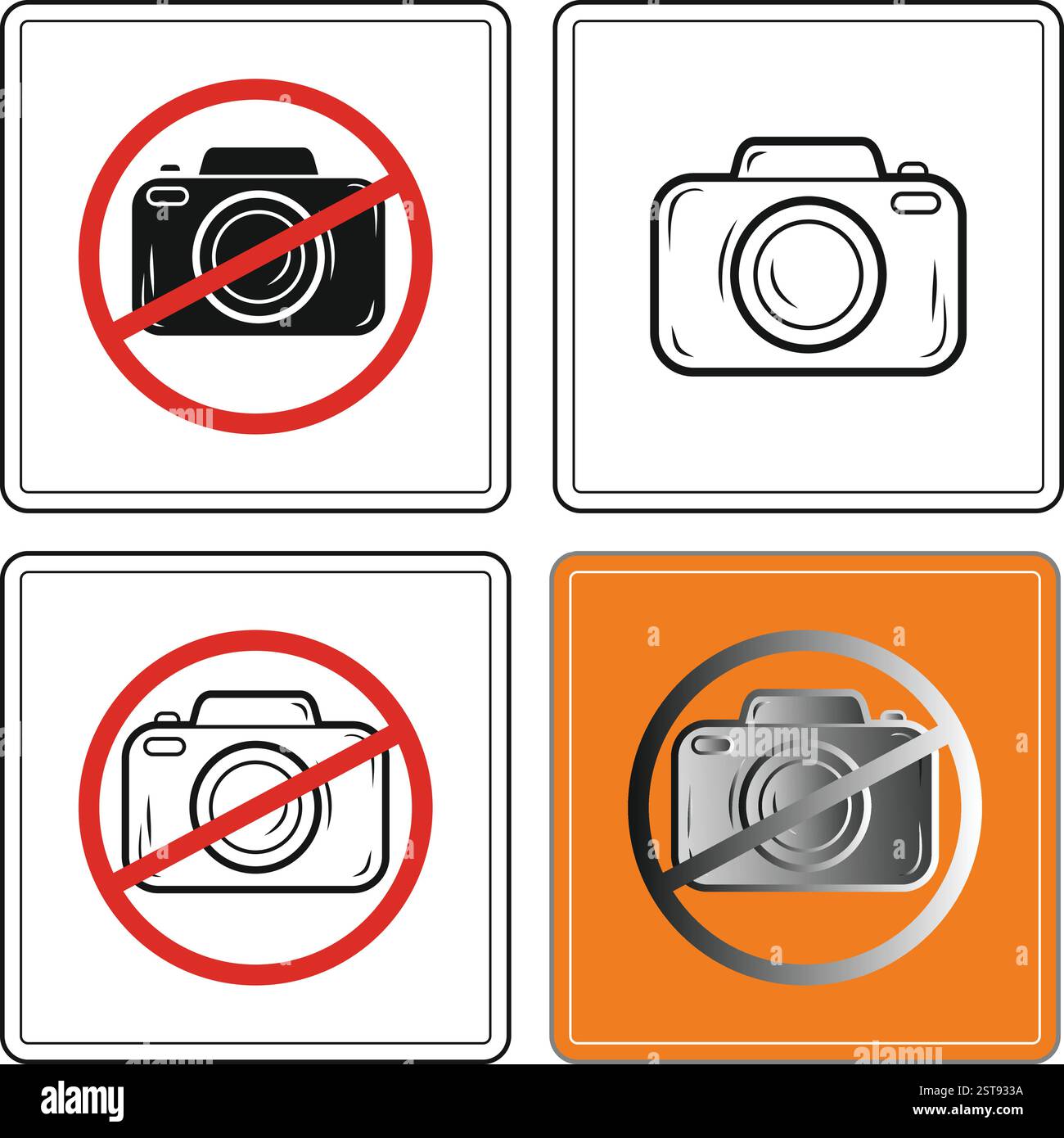 Security camera on public Stock Vector Images - Alamy