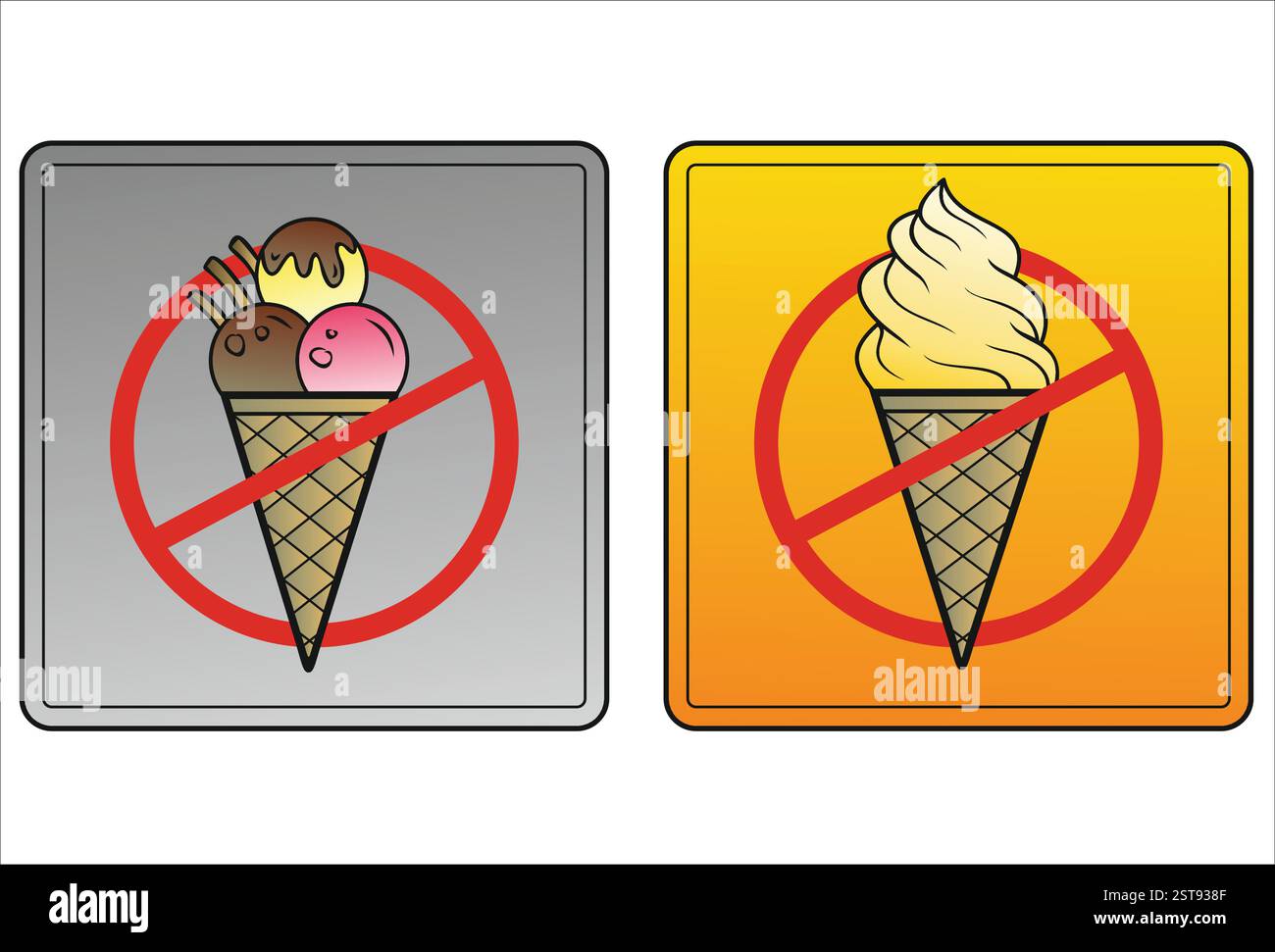 Ice cream signage hi-res stock photography and images - Alamy