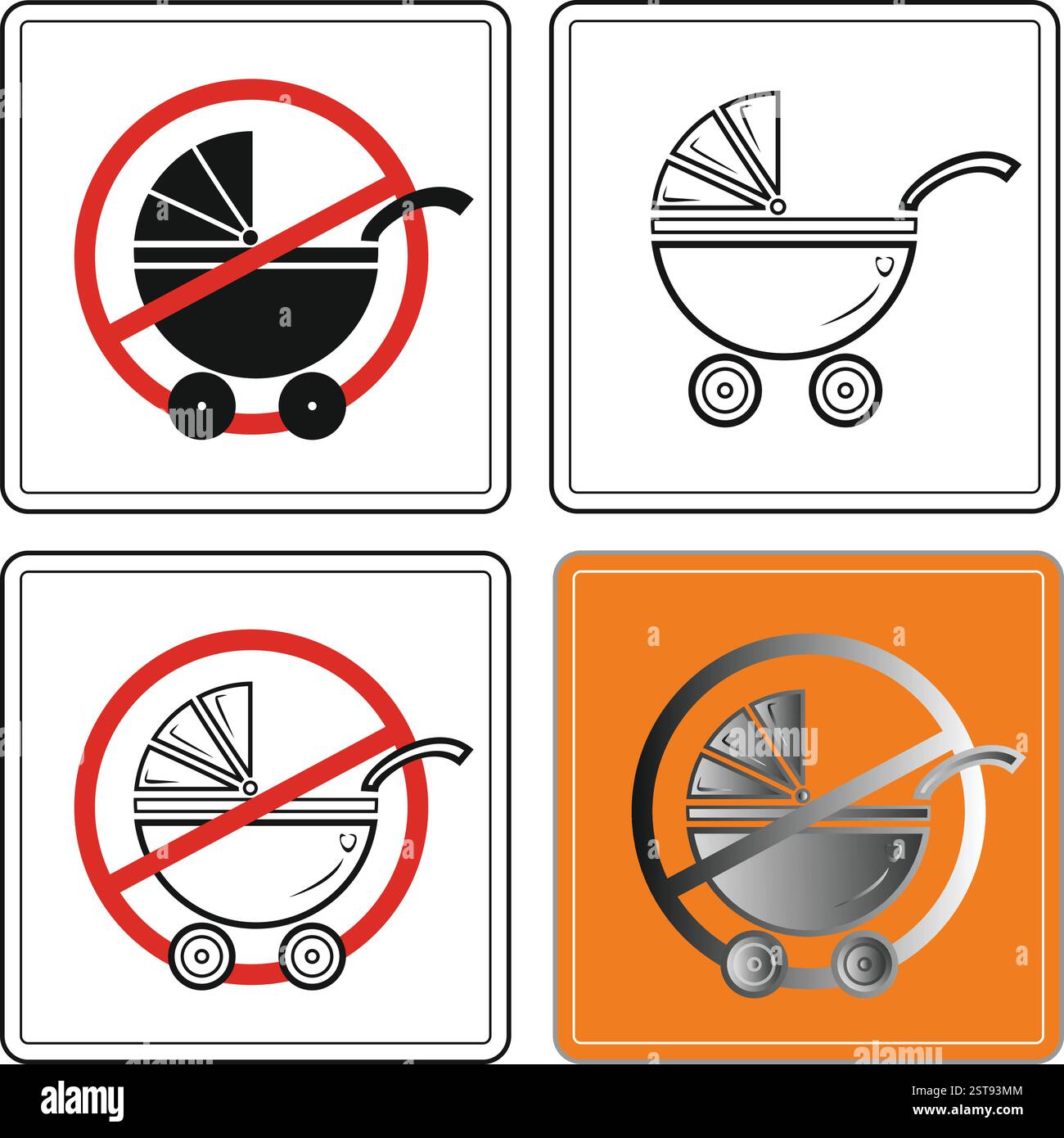 Set allowed vector vectors hi-res stock photography and images - Alamy