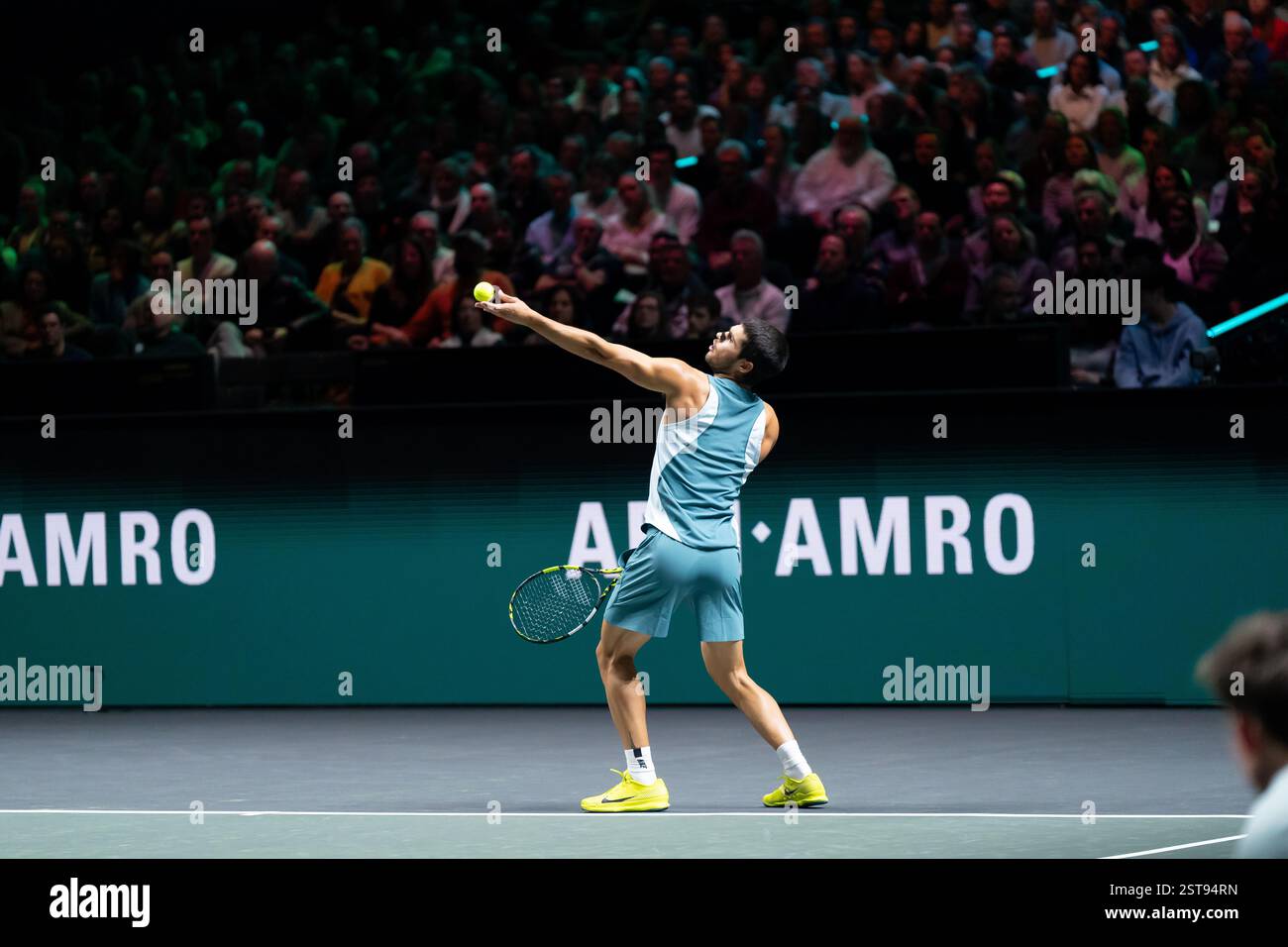 Rotterdam, Netherlands. 04th Feb, 2025. ROTTERDAM, NETHERLANDS - FEBRUARY 4: Carlos Alcaraz ...