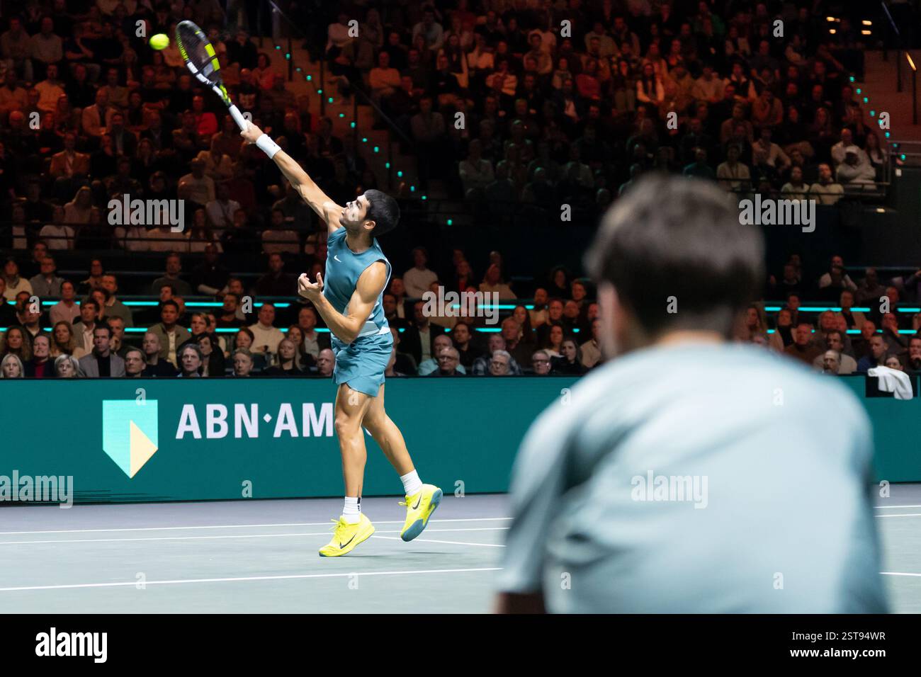 Rotterdam, Netherlands. 04th Feb, 2025. ROTTERDAM, NETHERLANDS - FEBRUARY 4: Carlos Alcaraz ...